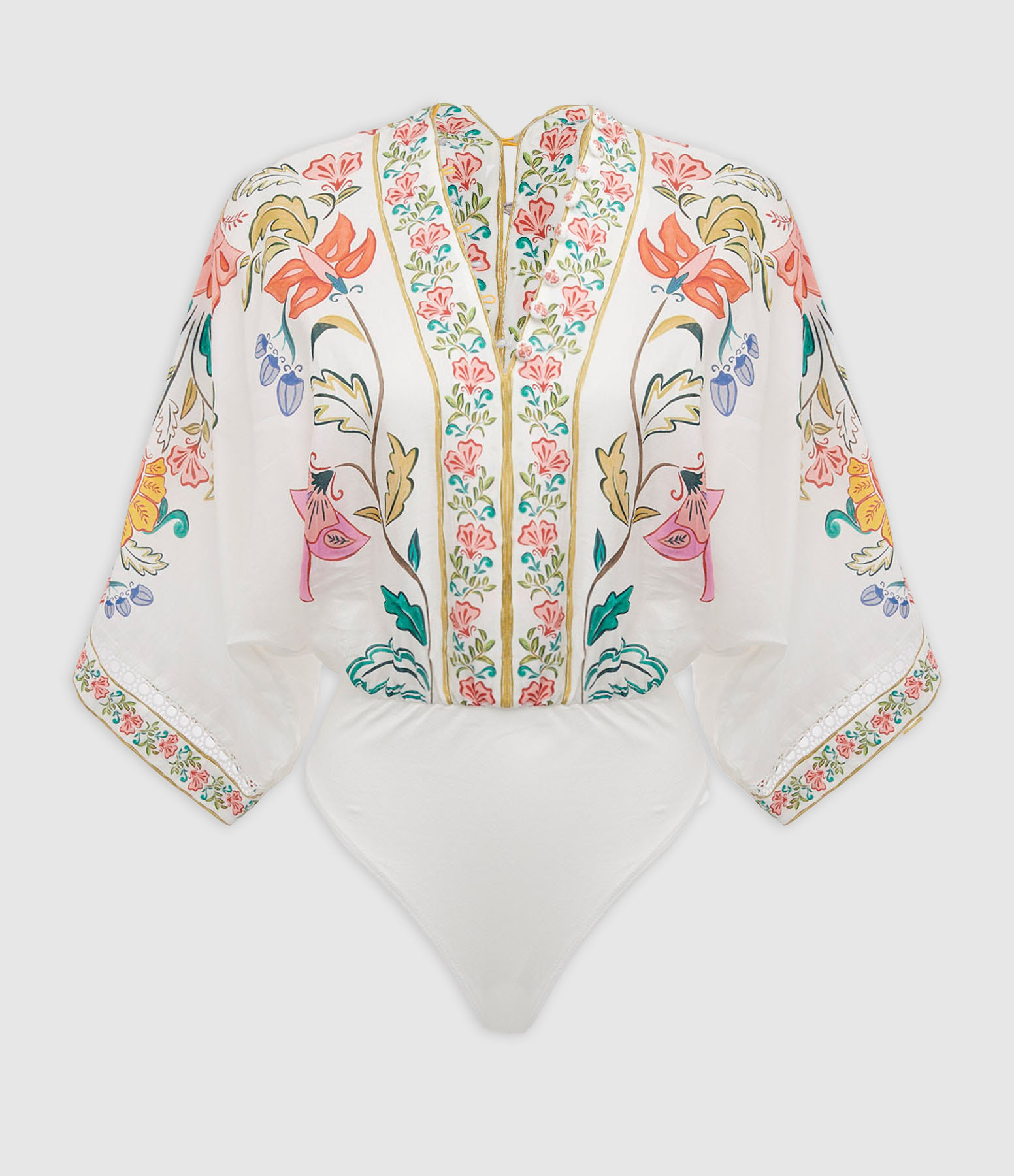 FARM RIO - Body Floral Insects Off-White