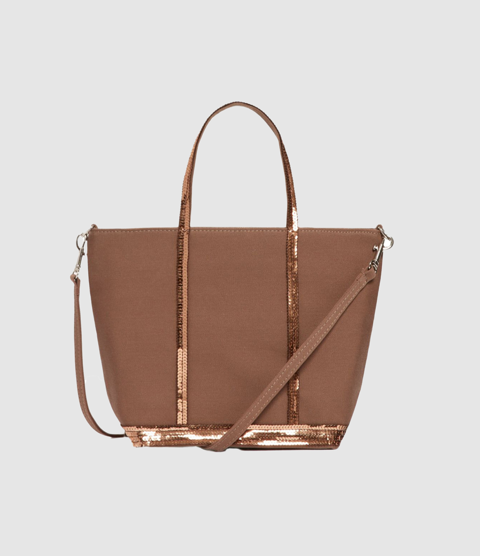 VANESSA BRUNO - Cabas S en Toile Muscade