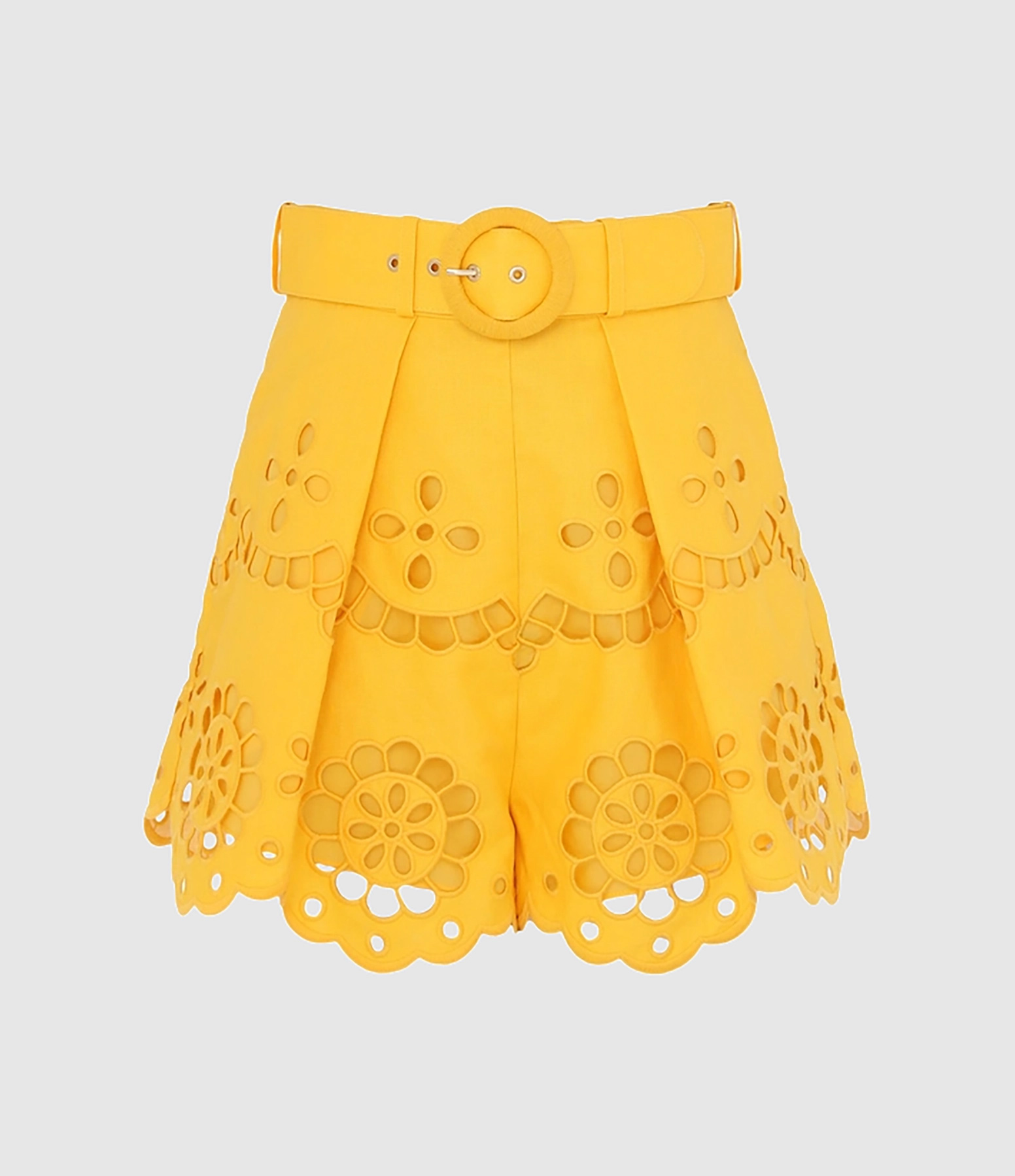 ZIMMERMANN - Short Court Pop Lin Mango
