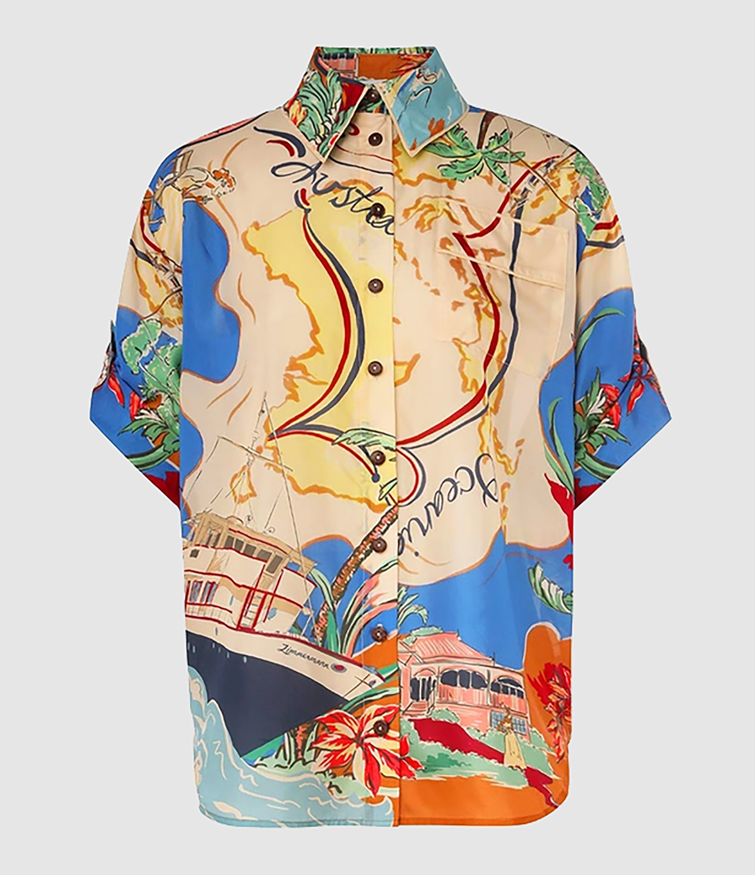 ZIMMERMANN - Chemise Alight Nautical Map