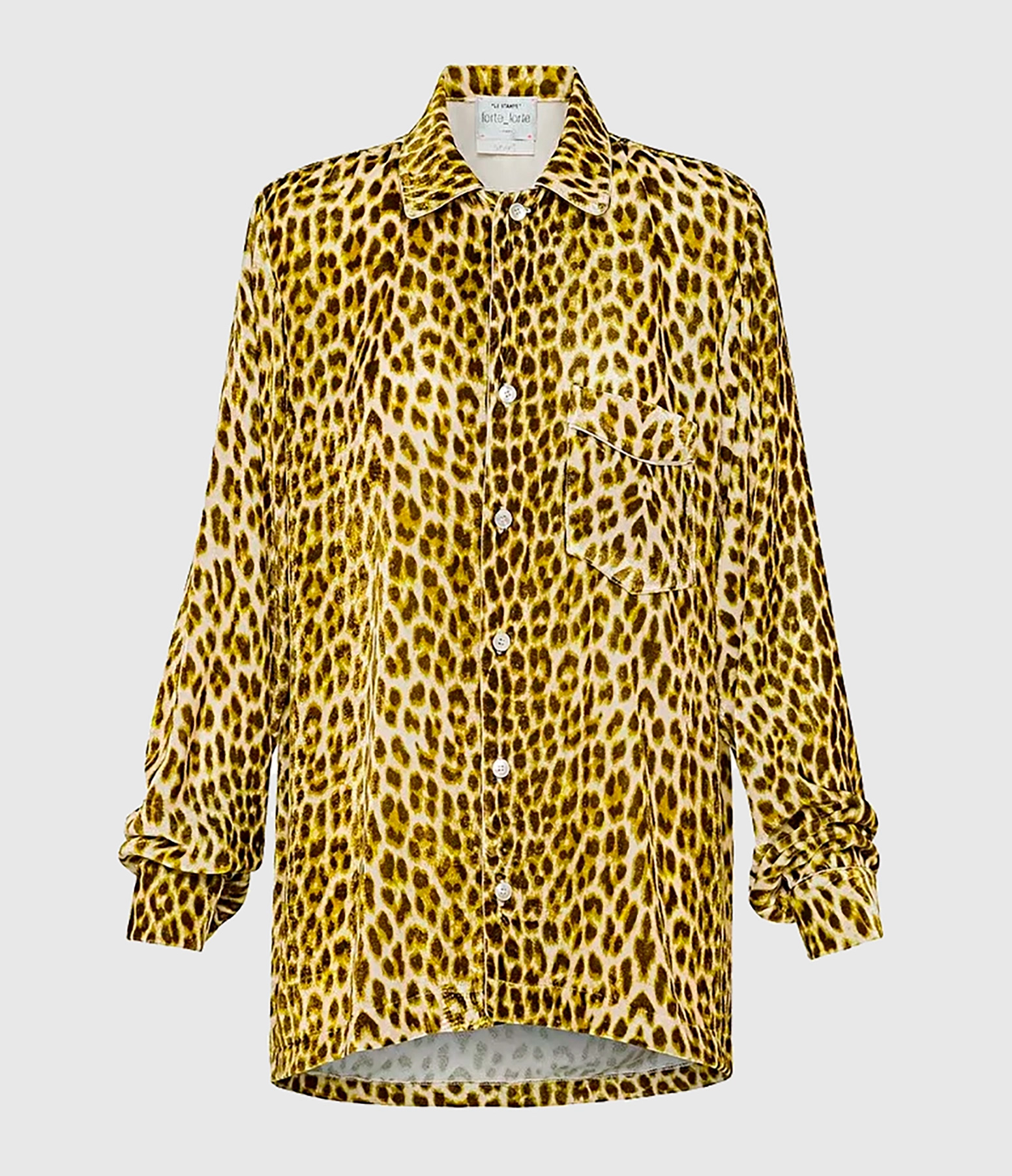 FORTE_FORTE - Chemise The Twilight Leopard Gold