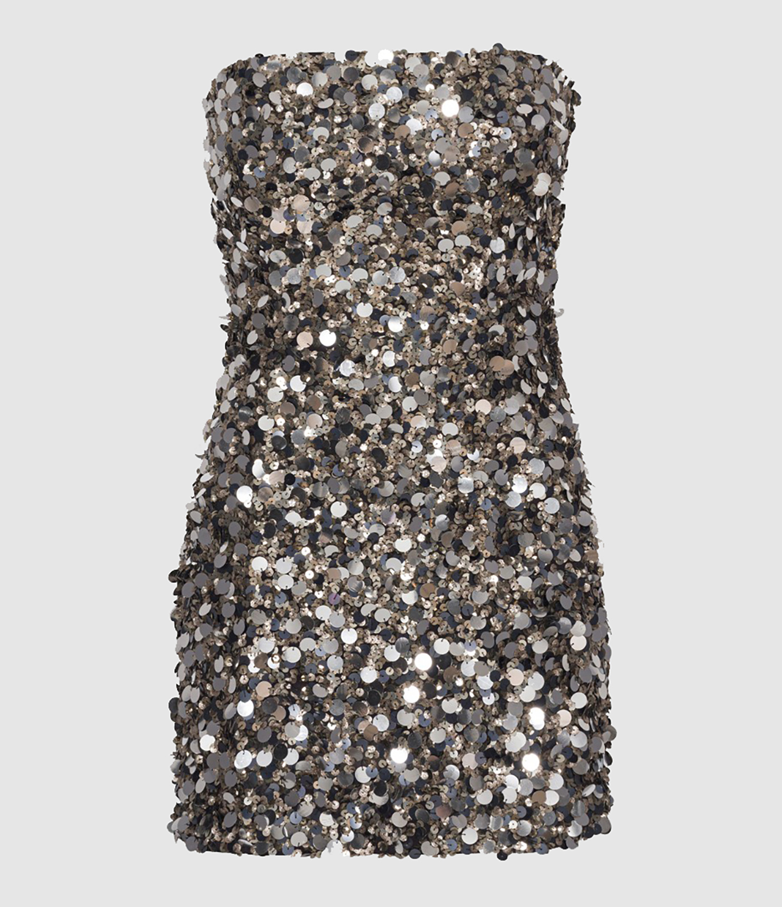ROTATE - Robe Sequins Silver