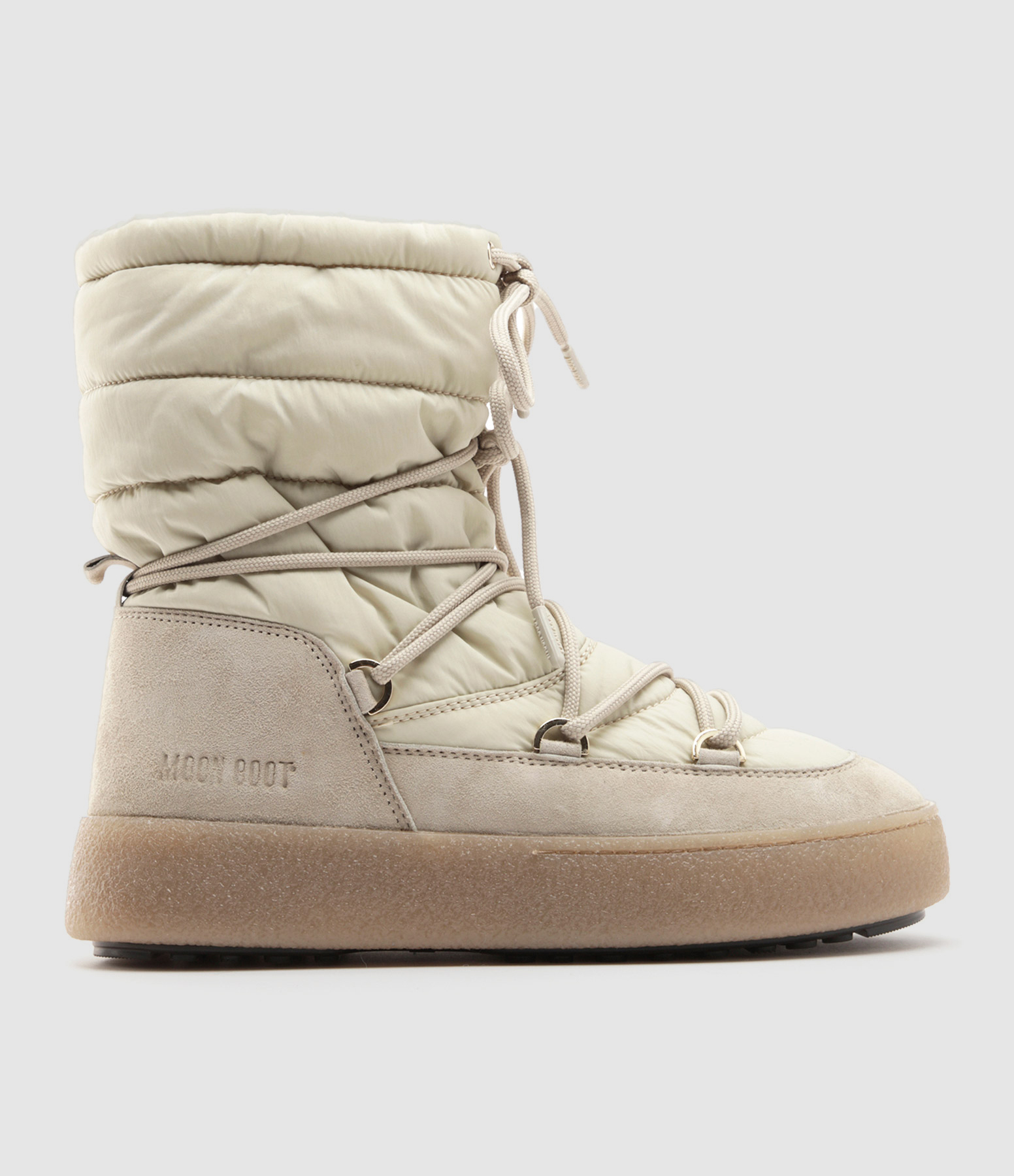 MOON BOOT - Moon Boot Ltrack Suédé Nylon Sable