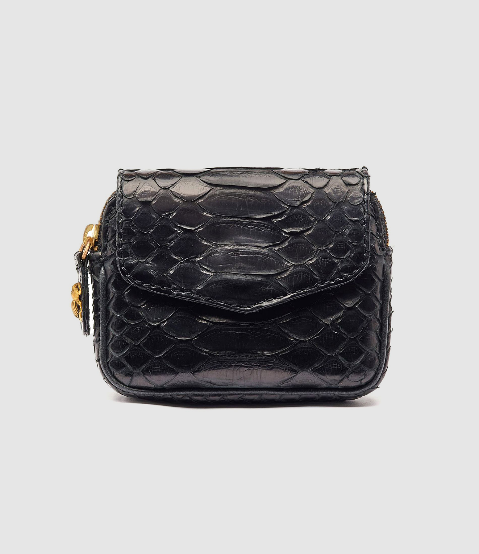 CLARIS - Porte-monnaie Karl Python Noir