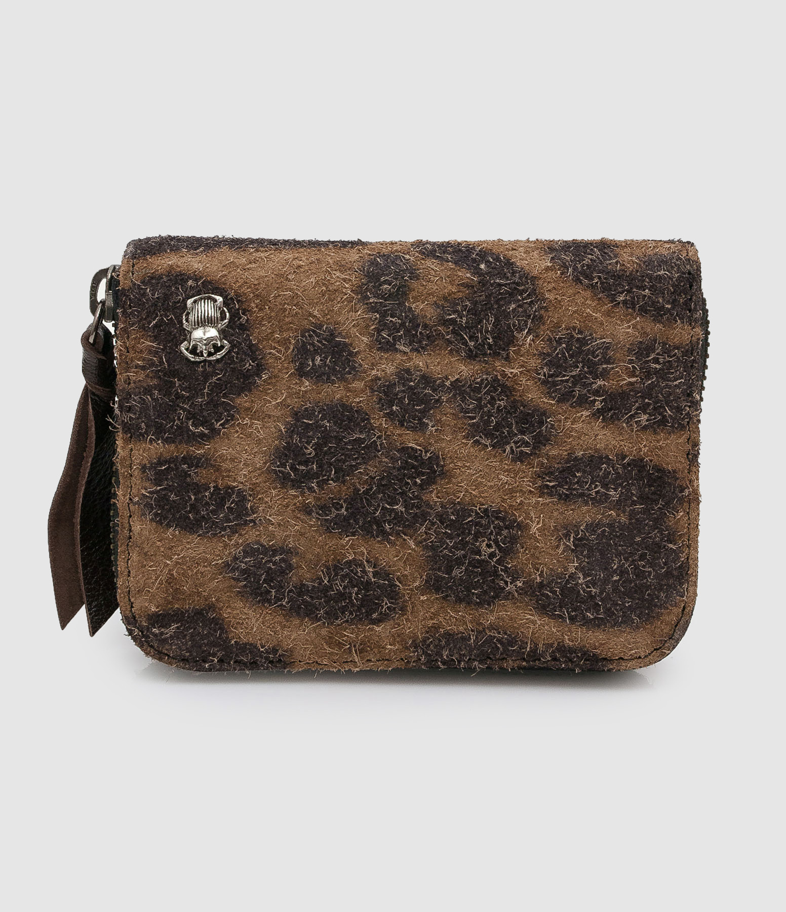 CLARIS VIROT - Portefeuille Cuir Mini Bob Leo Vintage