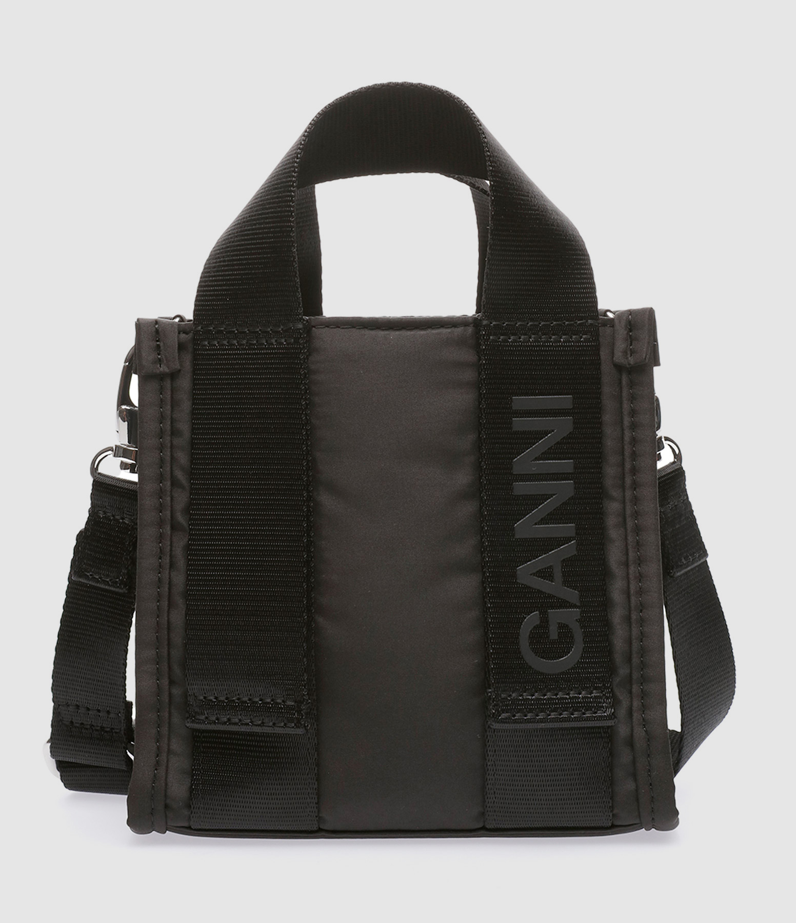 GANNI - Mini Tote Bag Noir Noir