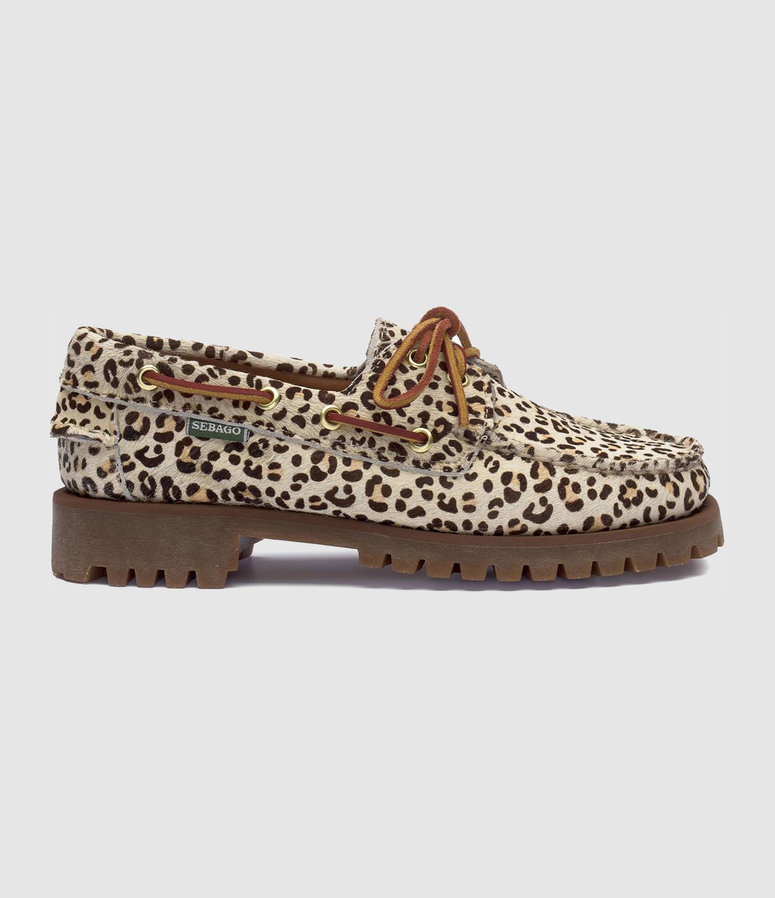 SEBAGO - Mocassins Ranger Wild Woman Brown Brunette-Cheetah