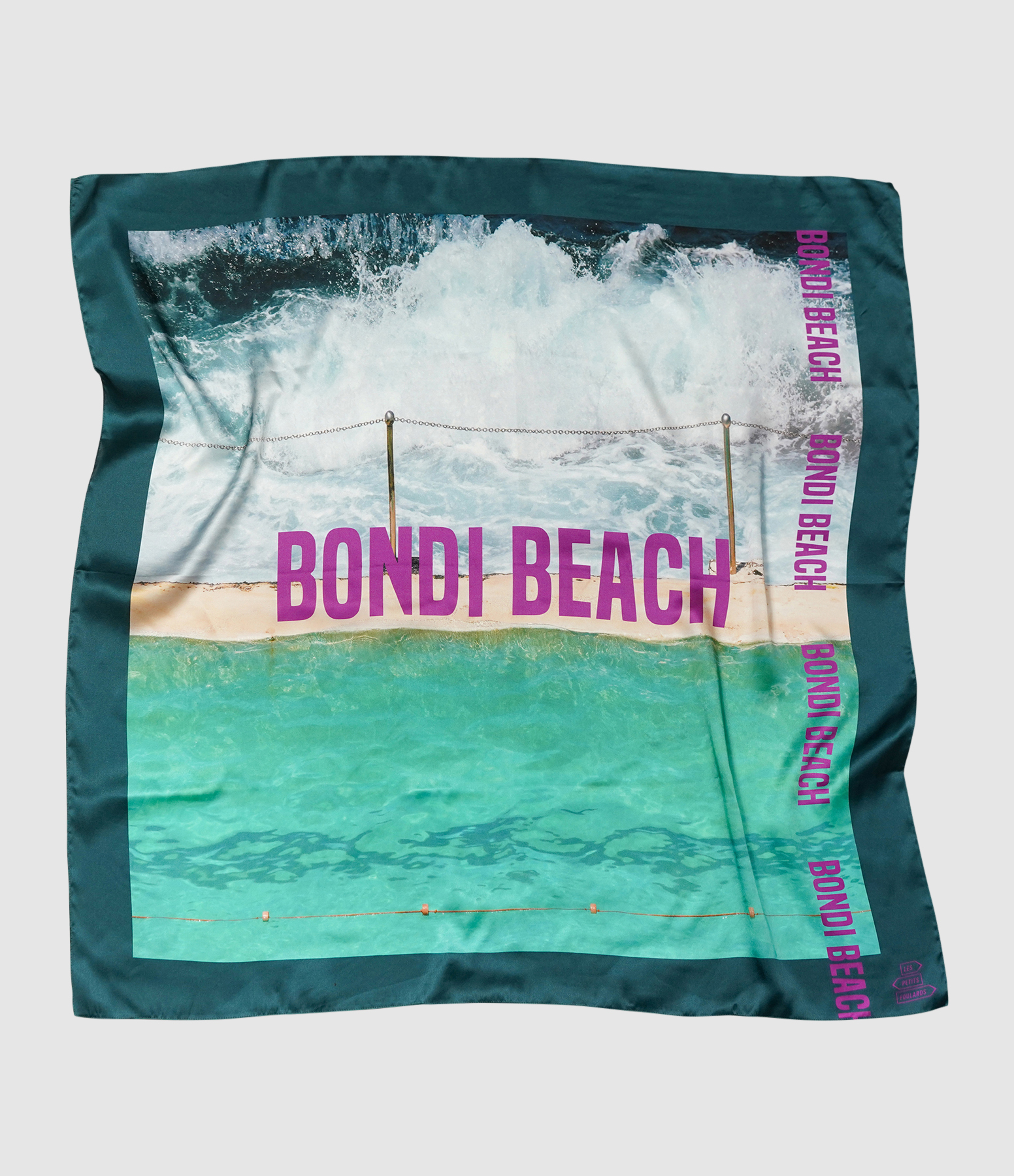 LES PETITS FOULARDS - Foulard Bondi Beach Carré 90x90