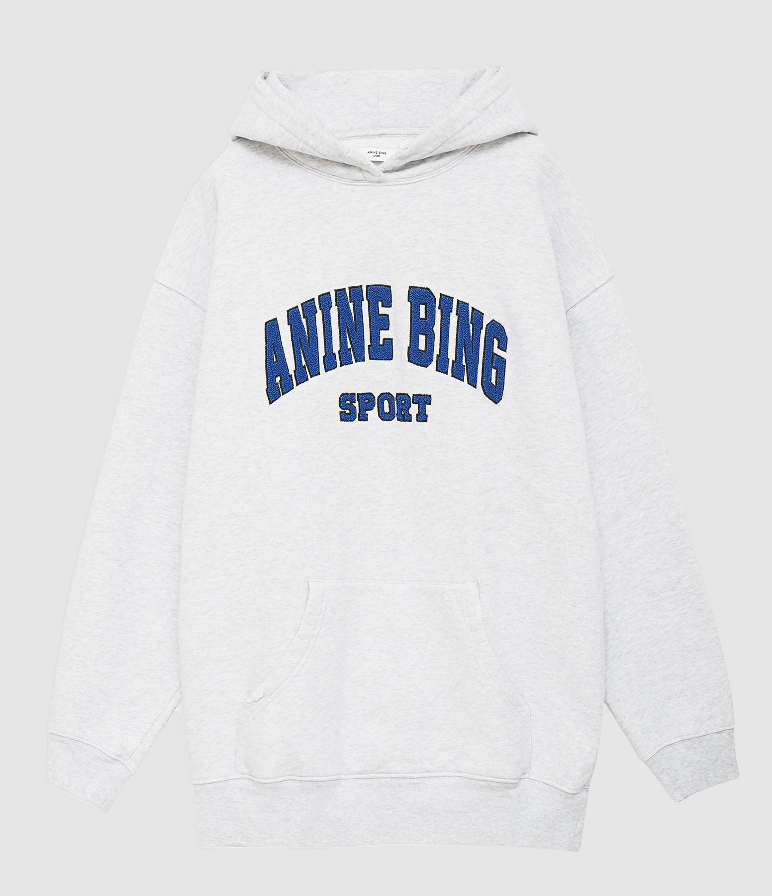 ANINE BING - Sweatshirt Hoodie Tyler Coton Gris