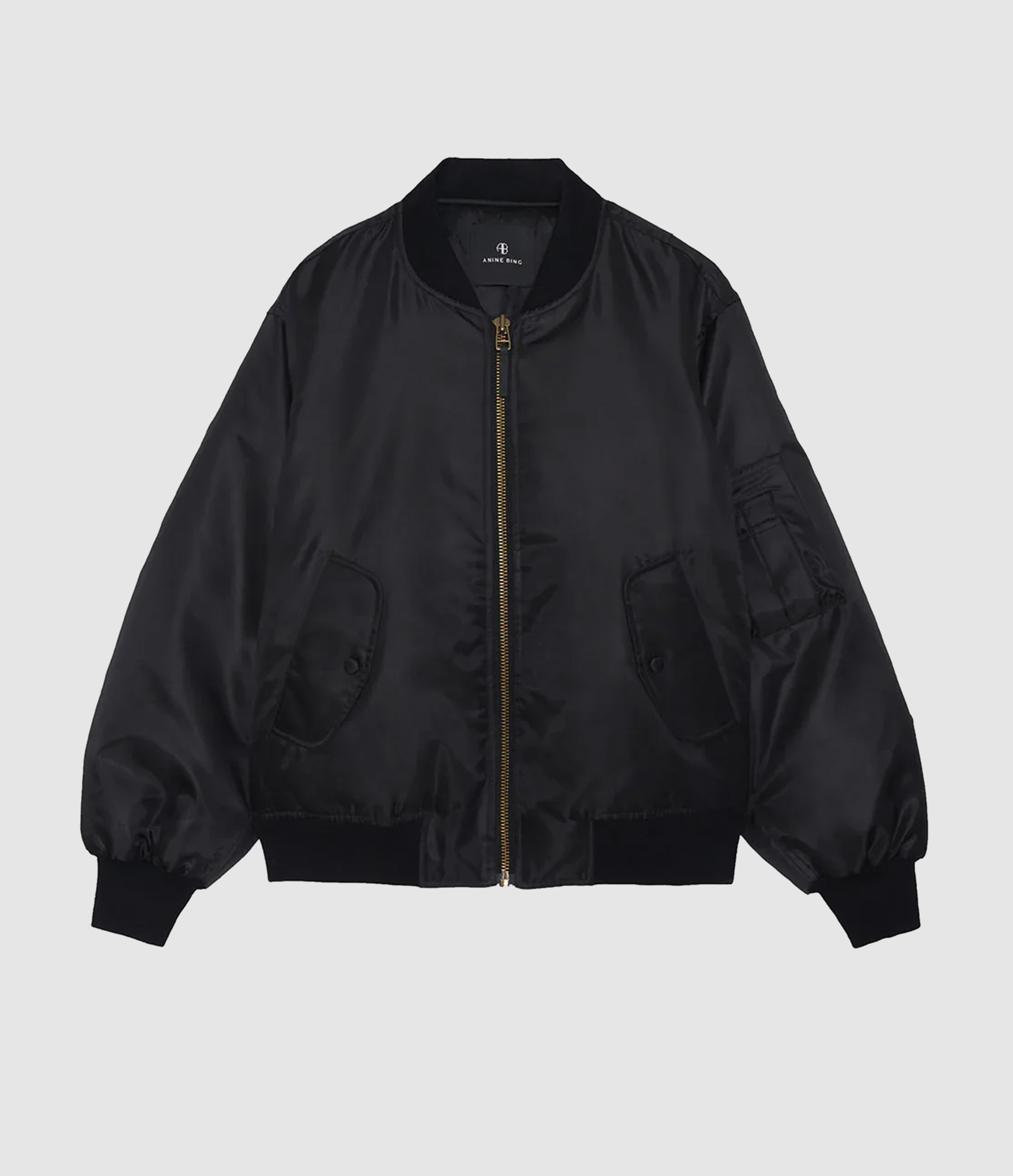 ANINE BING - Bomber Leon Black