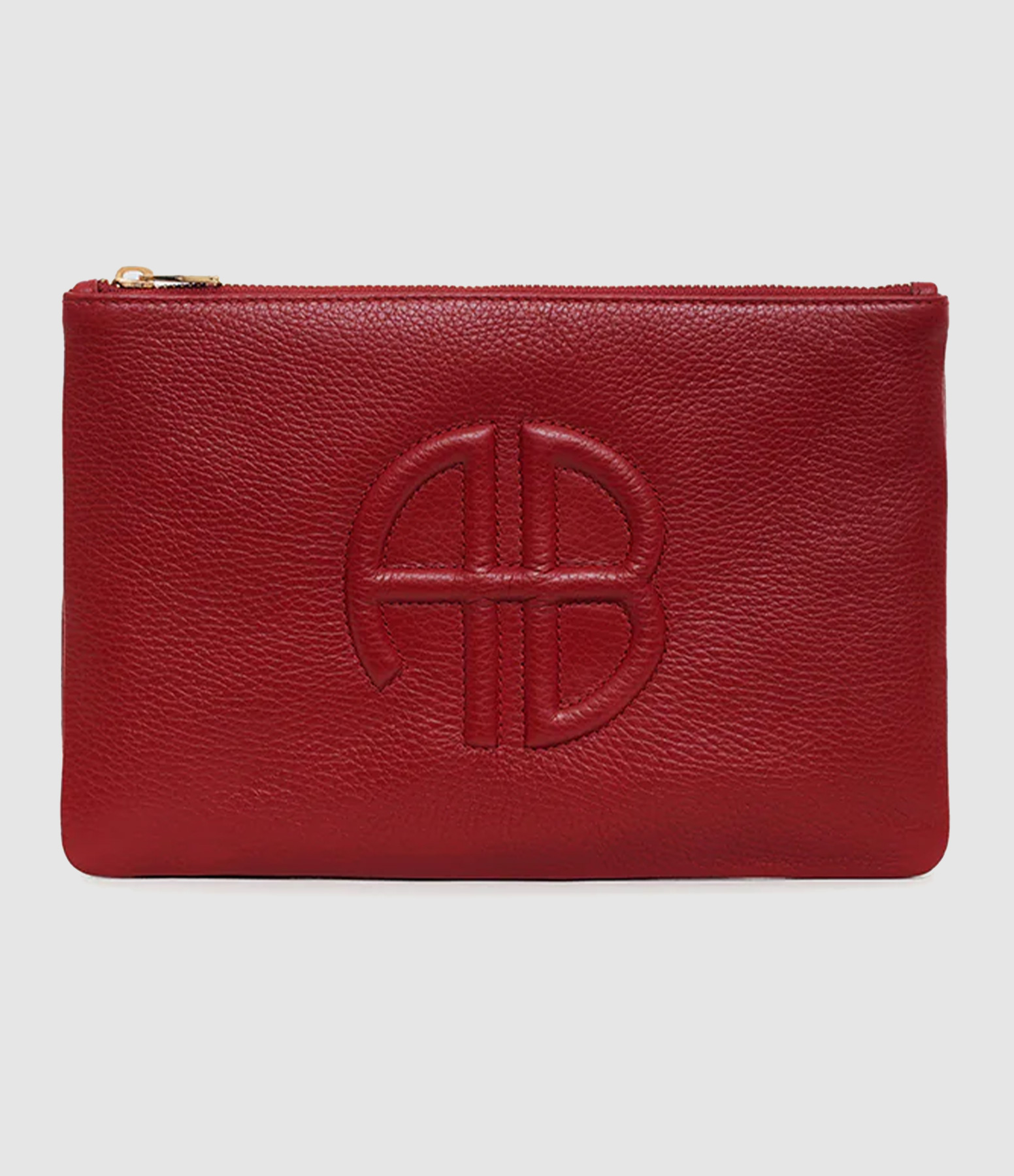 ANINE BING - Sac Lili Pouch Red Pebbled