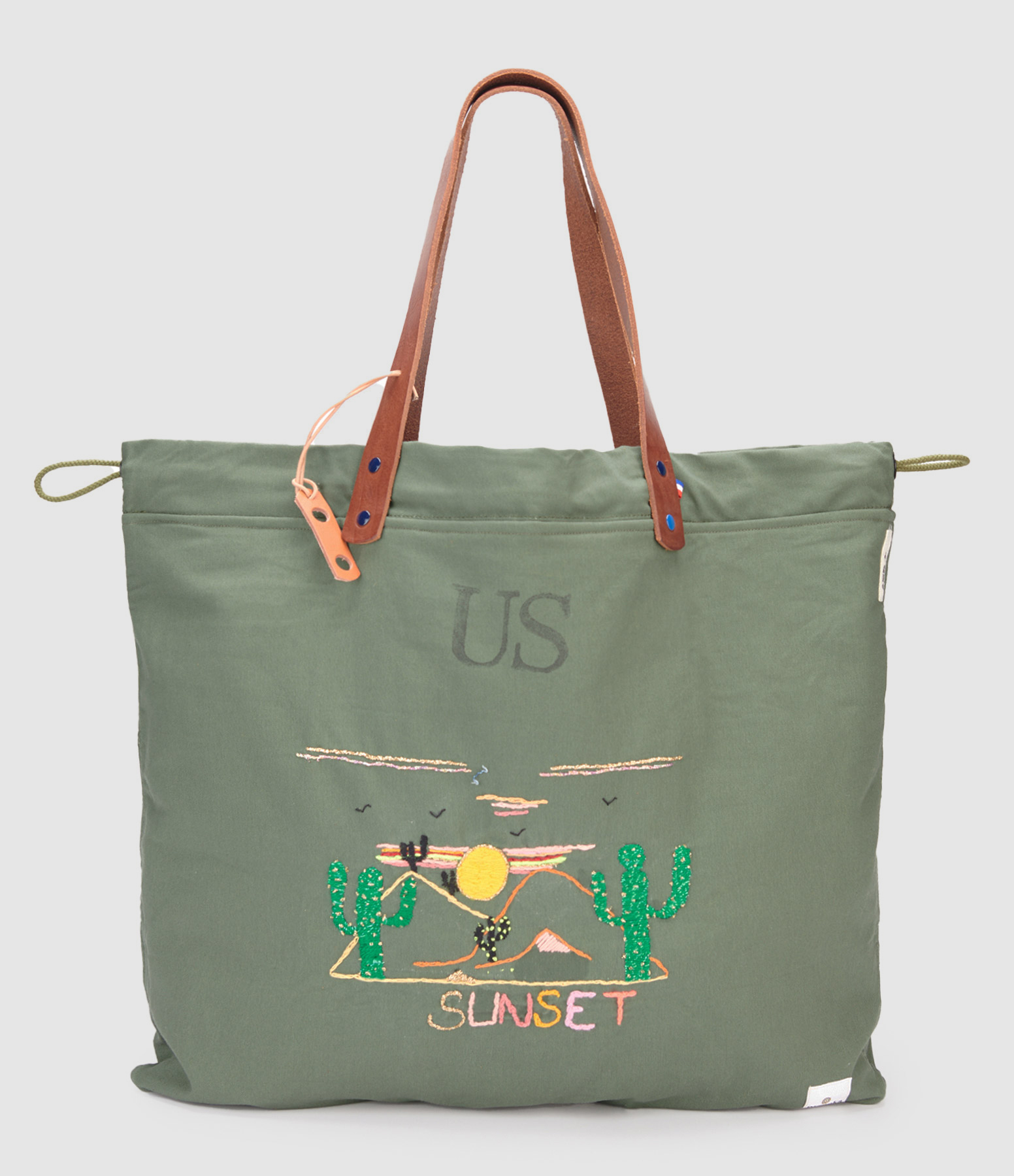 AEP + - Sac Blancka Desert Coton Kaki