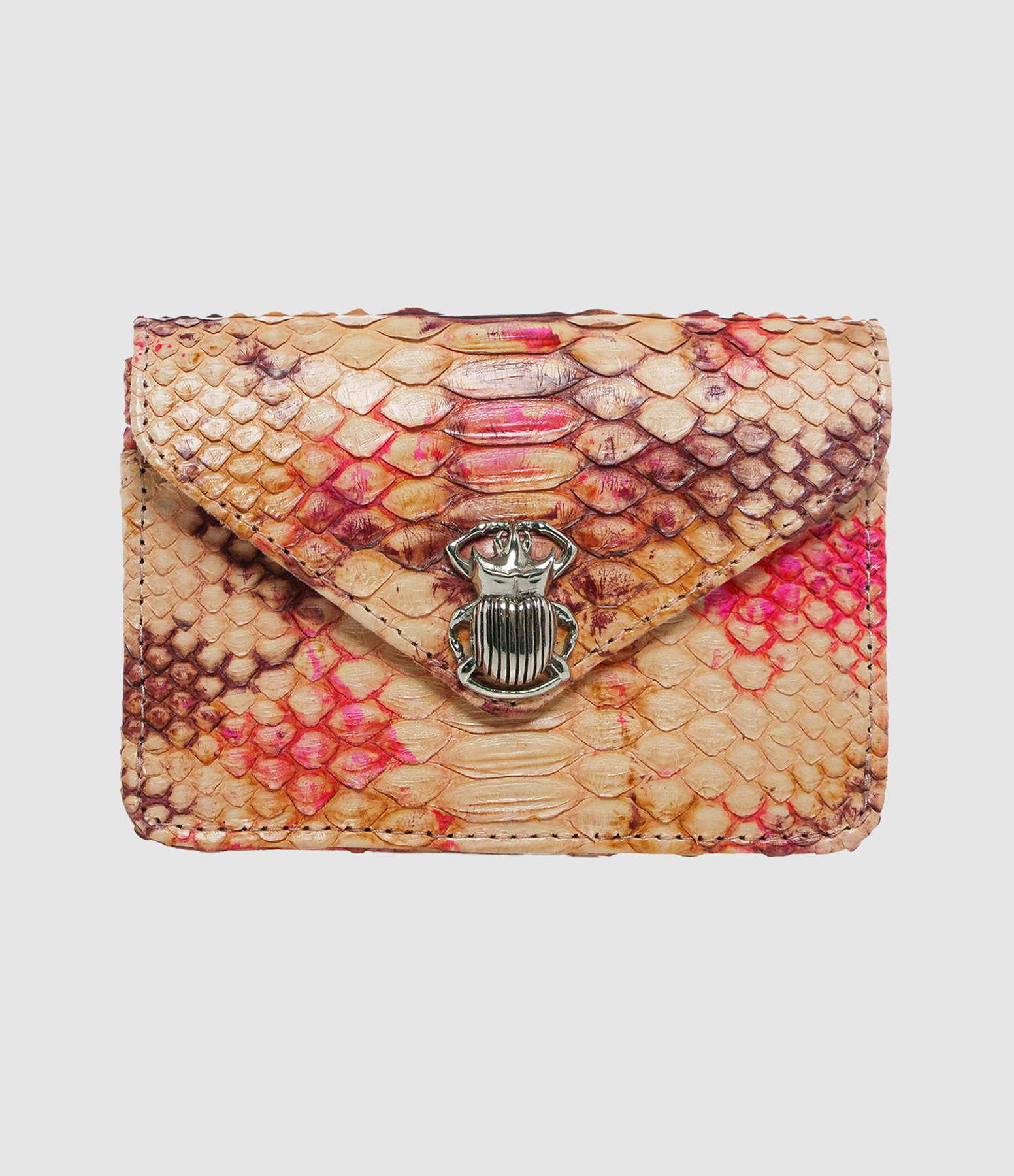 CLARIS VIROT - Porte Cartes Python Alex Amphore