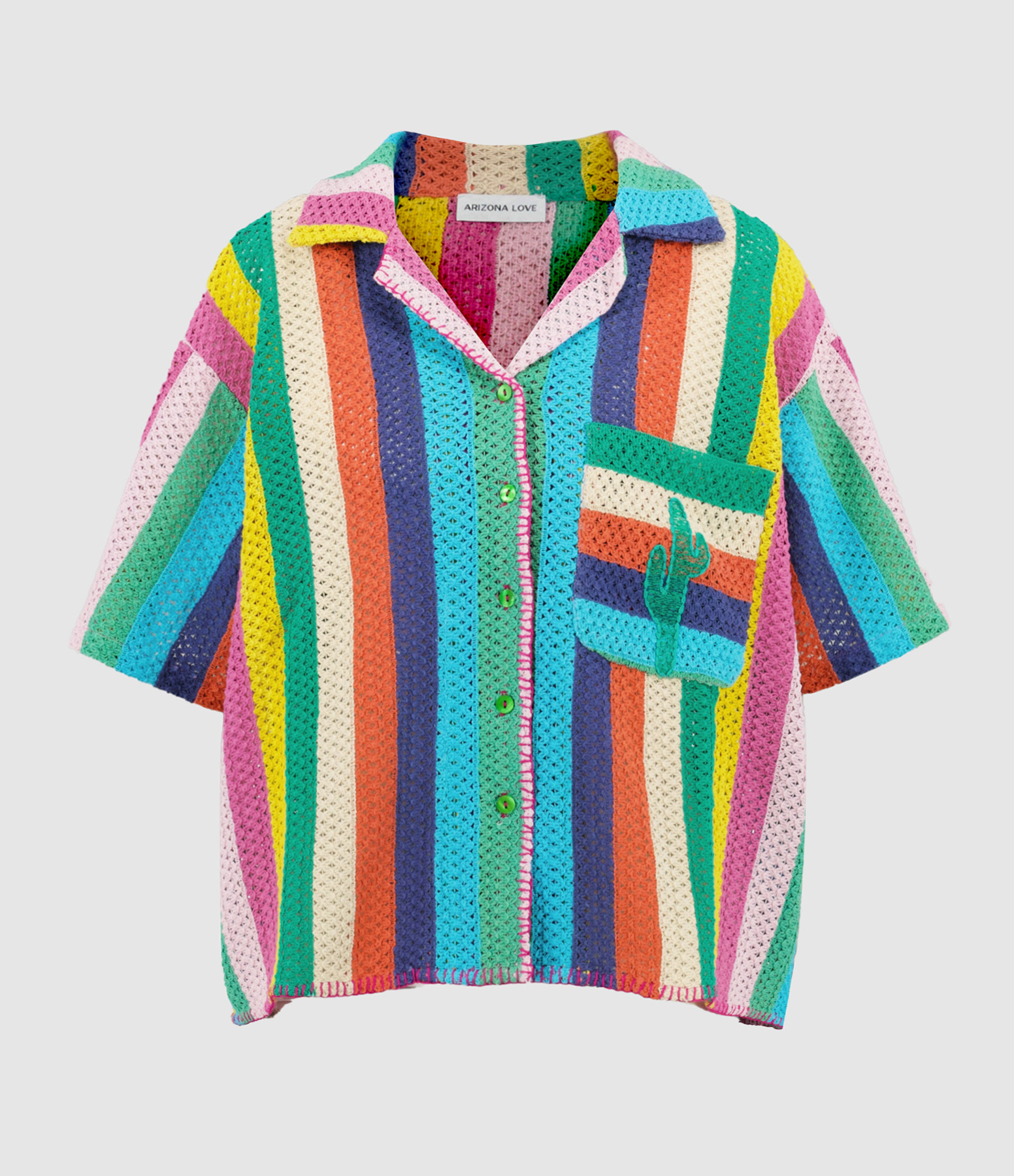 ARIZONA LOVE - Chemise Crochet Multicolore