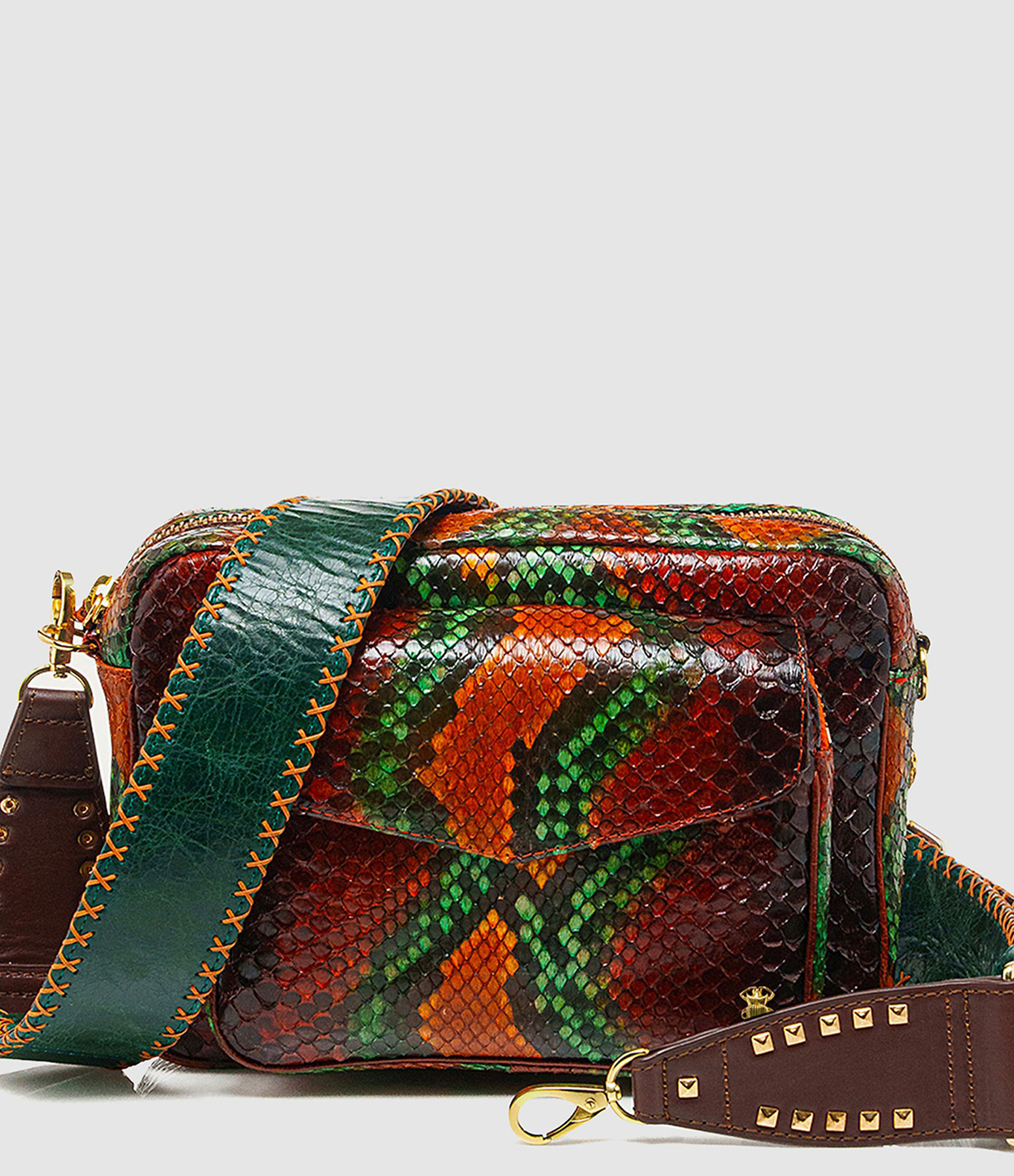 CLARIS VIROT - Sac Big Charly Python Oasis