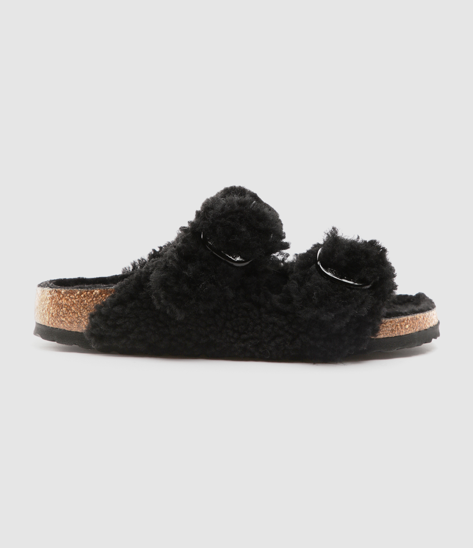 BIRKENSTOCK - Mules Arizona Fourrure Teddy Noir
