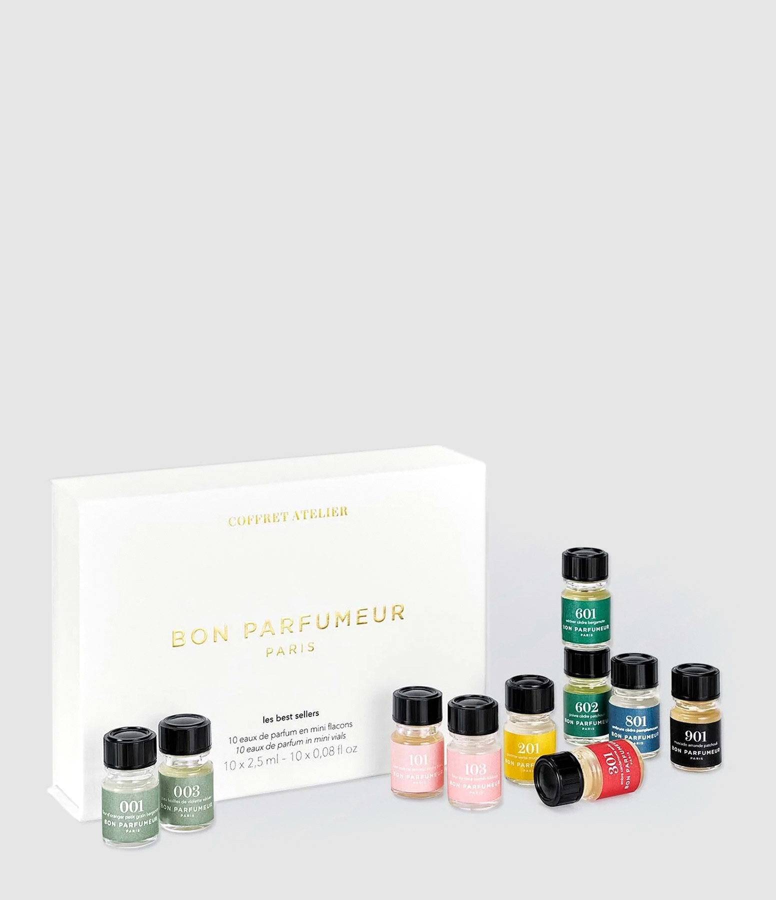 BON PARFUMEUR - Mini Coffret Découverte, 10 Parfums