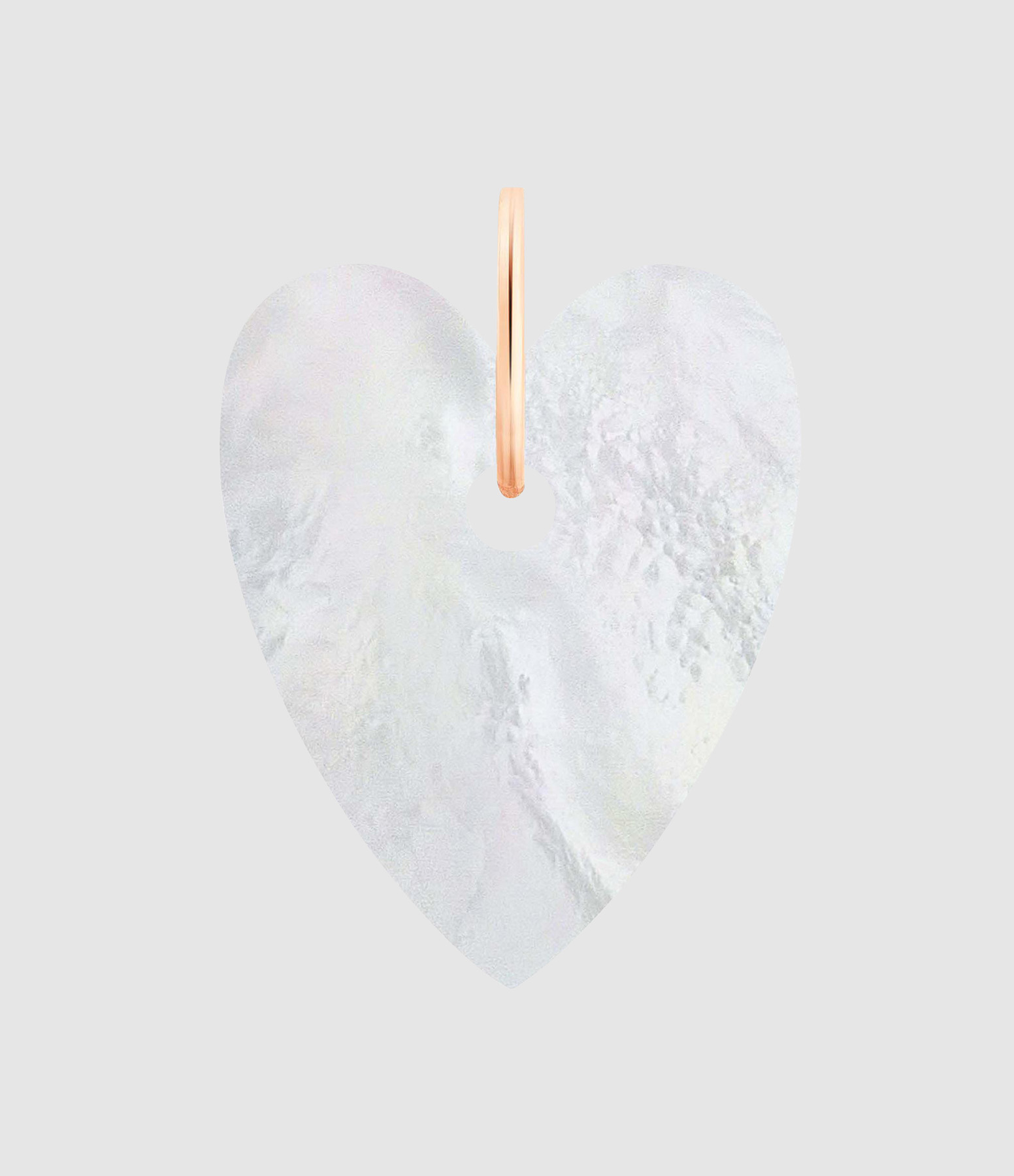 GINETTE NY - Pendentif Angele Nacre Blanche Or Rose