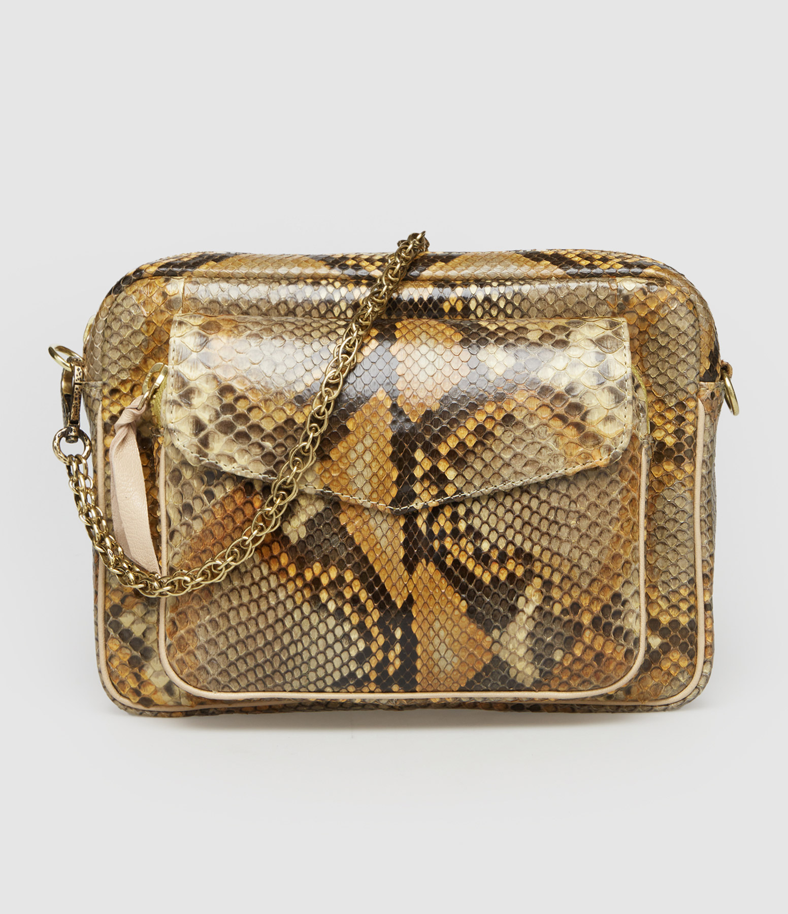 CLARIS VIROT - Sac Big Charly Python Desert