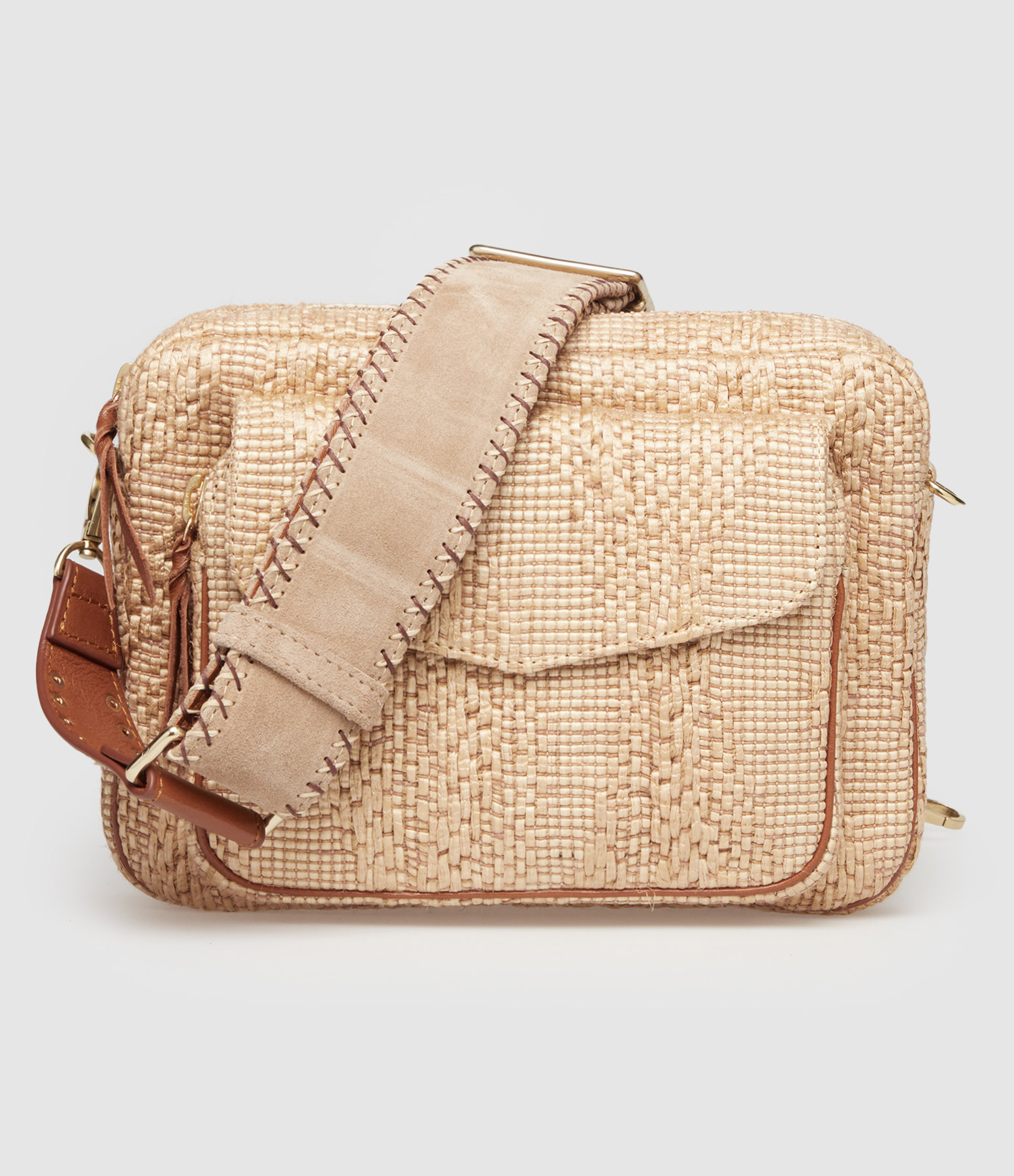 CLARIS VIROT - Sac Big Charly Raphia