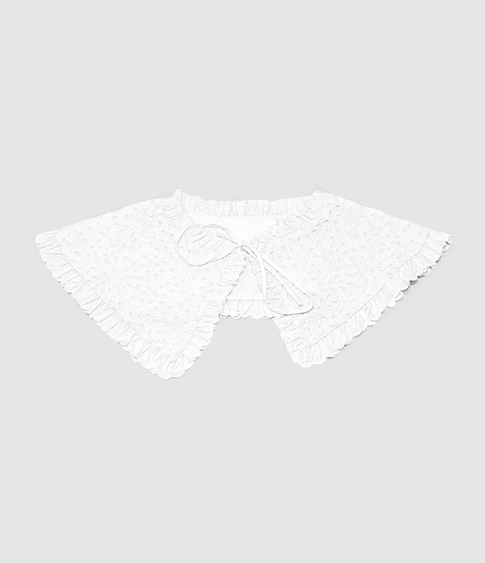 STUDIO BLLANC - Col Broderie Annette 1b Blanc