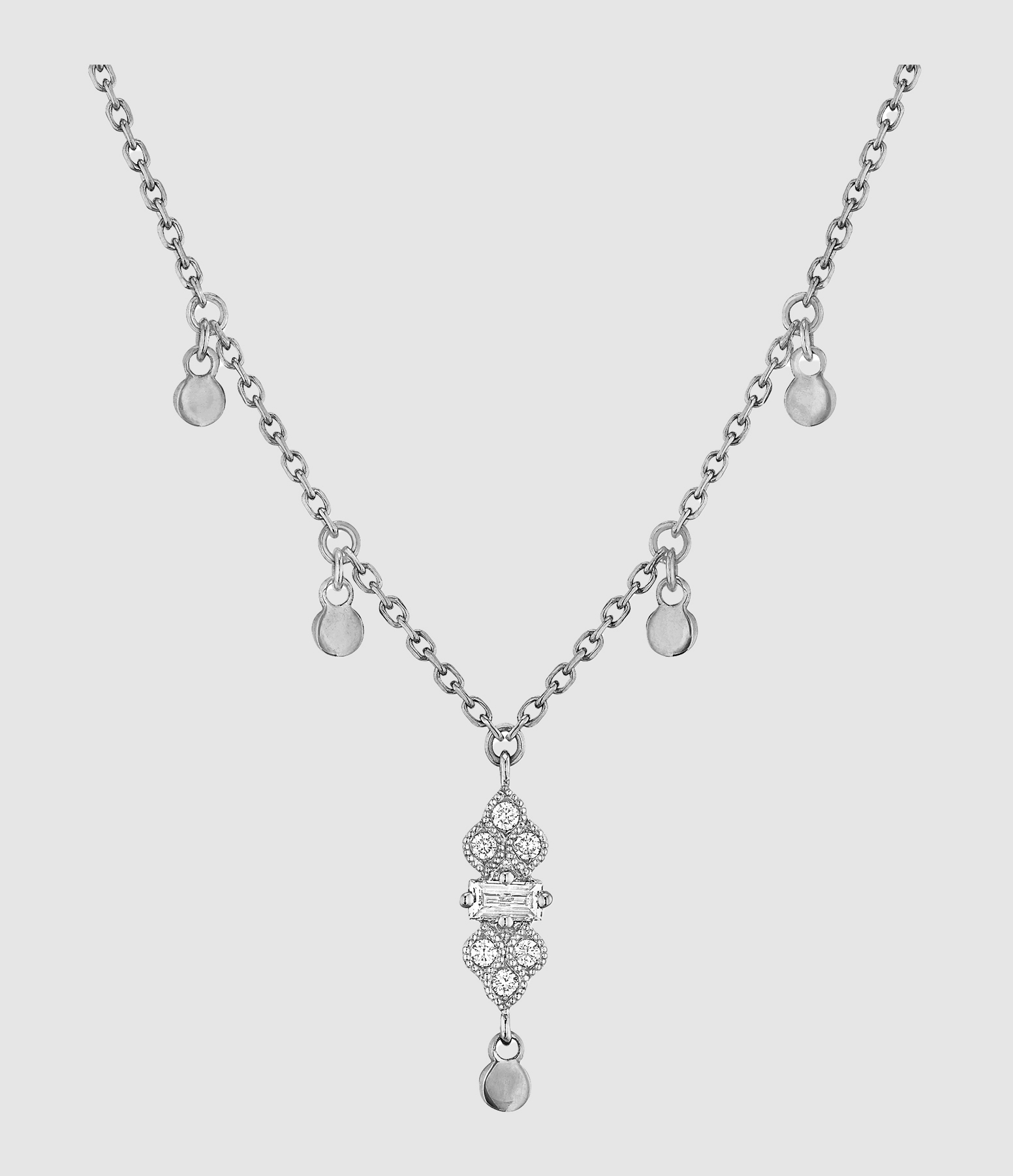 STONE PARIS - Collier Plein Soleil Or Noir Diamants