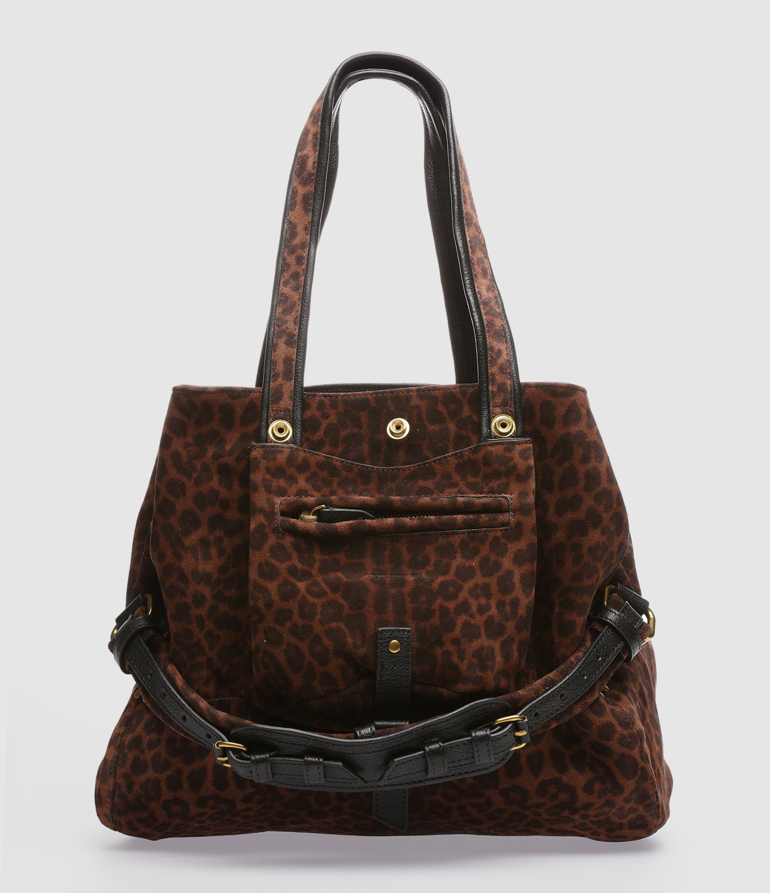 JEROME DREYFUSS - Sac Billy M Imprimé Léopard Naturel