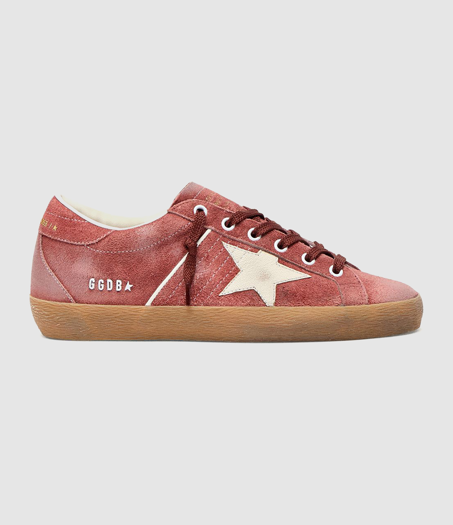 GOLDEN GOOSE - Baskets Superstar Red Rust/White