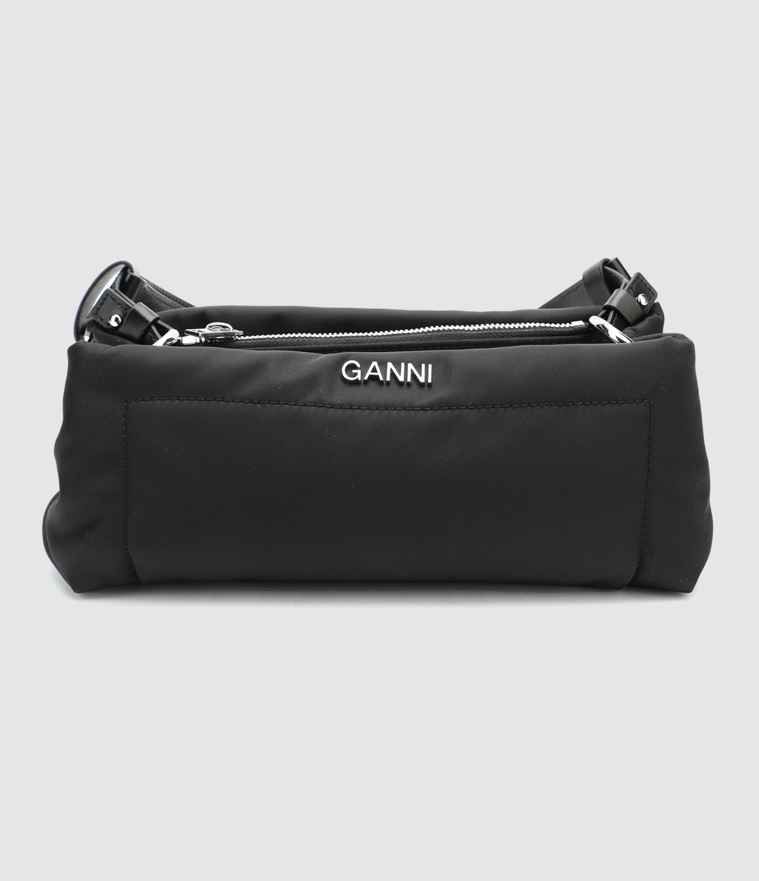 GANNI - Sac Baguette Recyclé Noir
