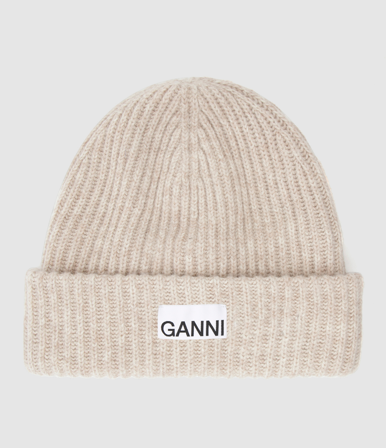 GANNI - Bonnet Laine Brazilian Sand