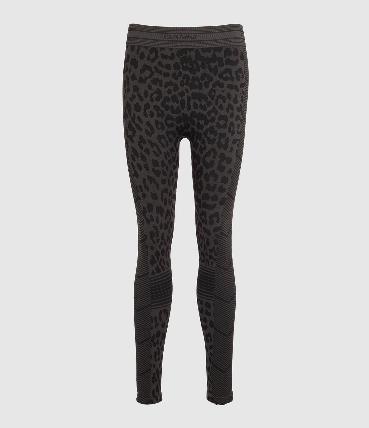 GANNI - Legging Jacquard Noir