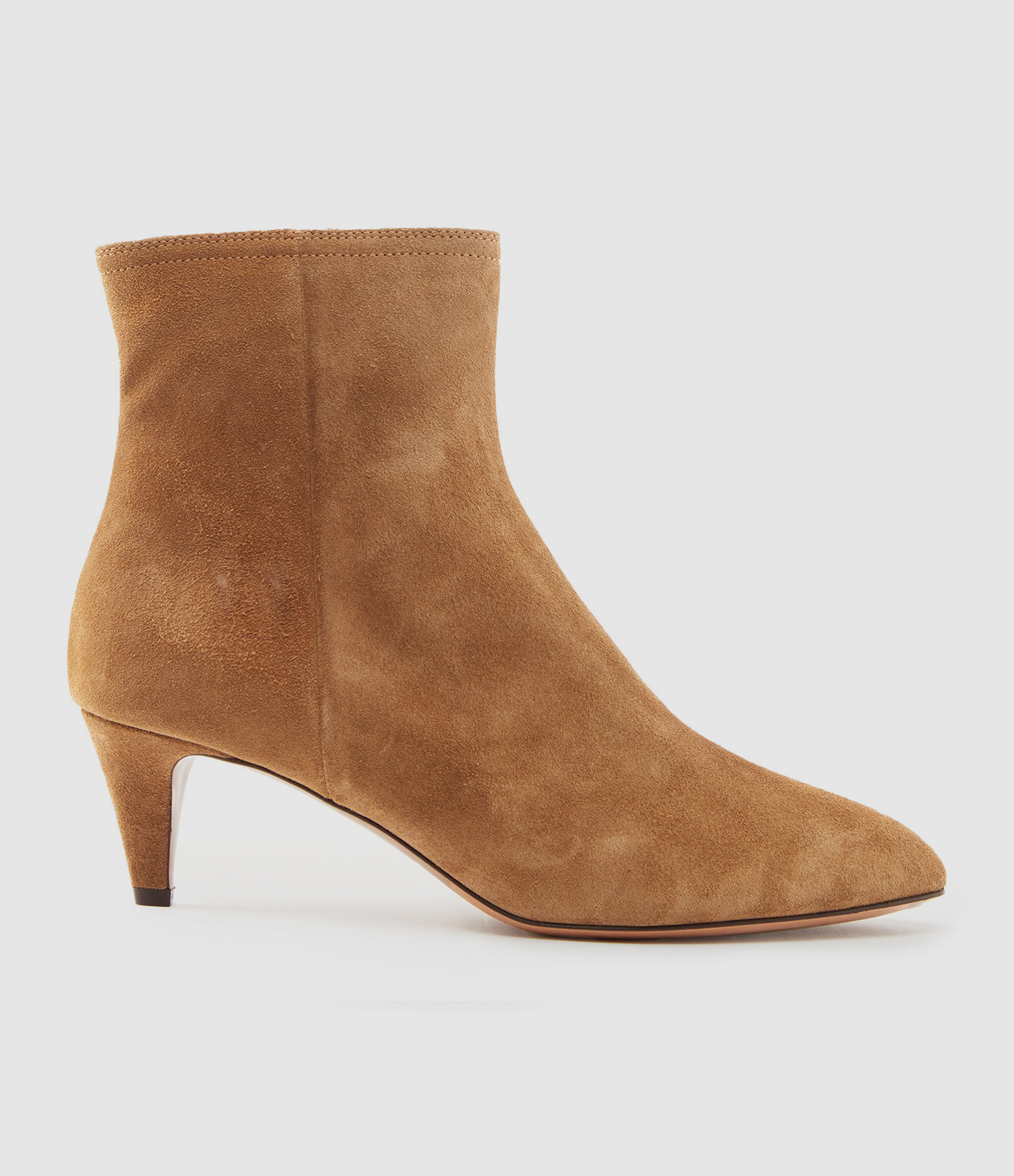 ISABEL MARANT - Bottines Deone Cuir Taupe