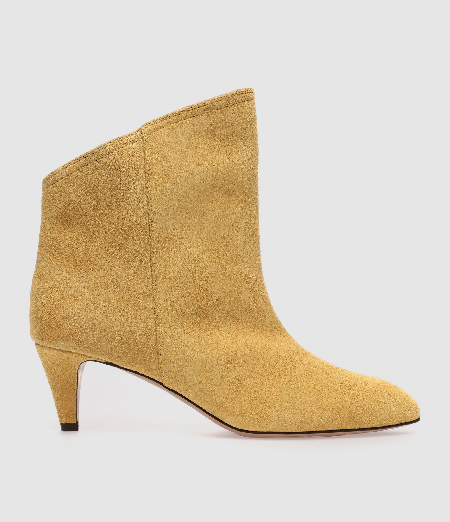 ISABEL MARANT - Bottines Dripi Cuir Jaune