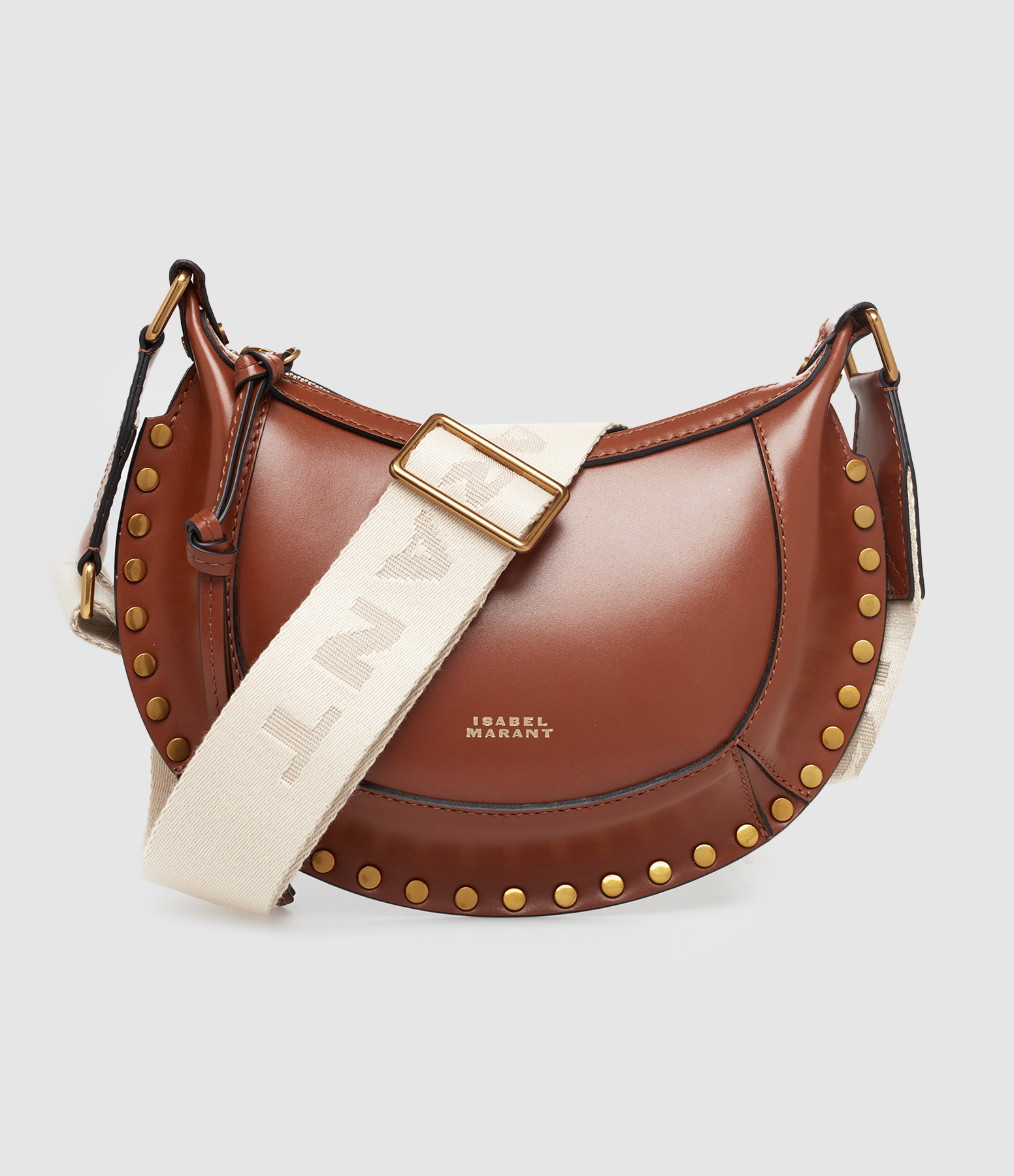 ISABEL MARANT - Sac Bandoulière Mini Moon Cognac