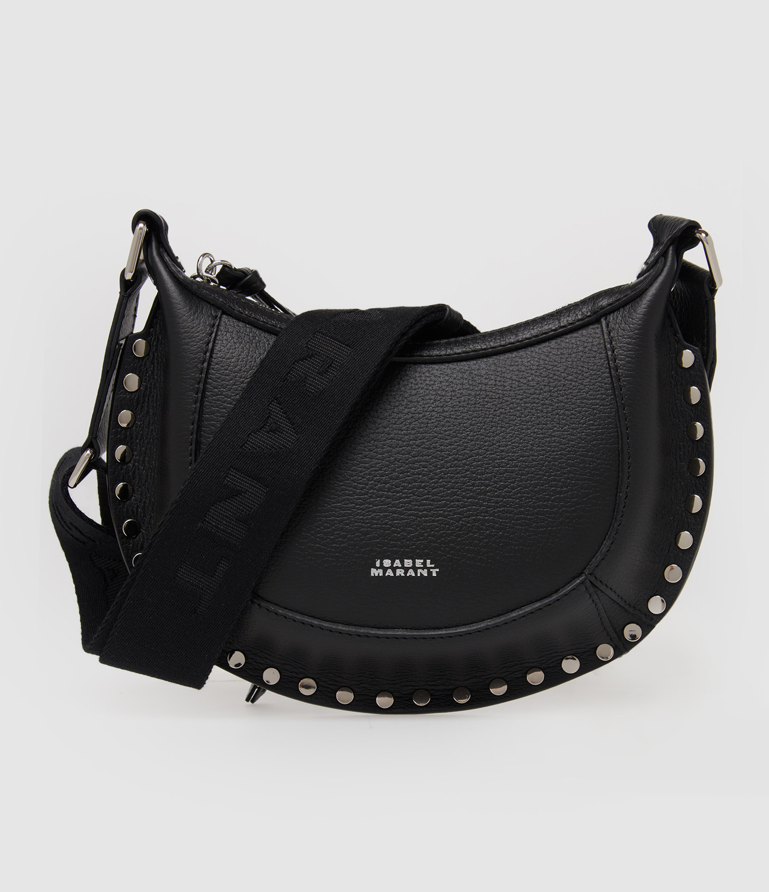 ISABEL MARANT - Sac Bandoulière Mini Moon Black Silver