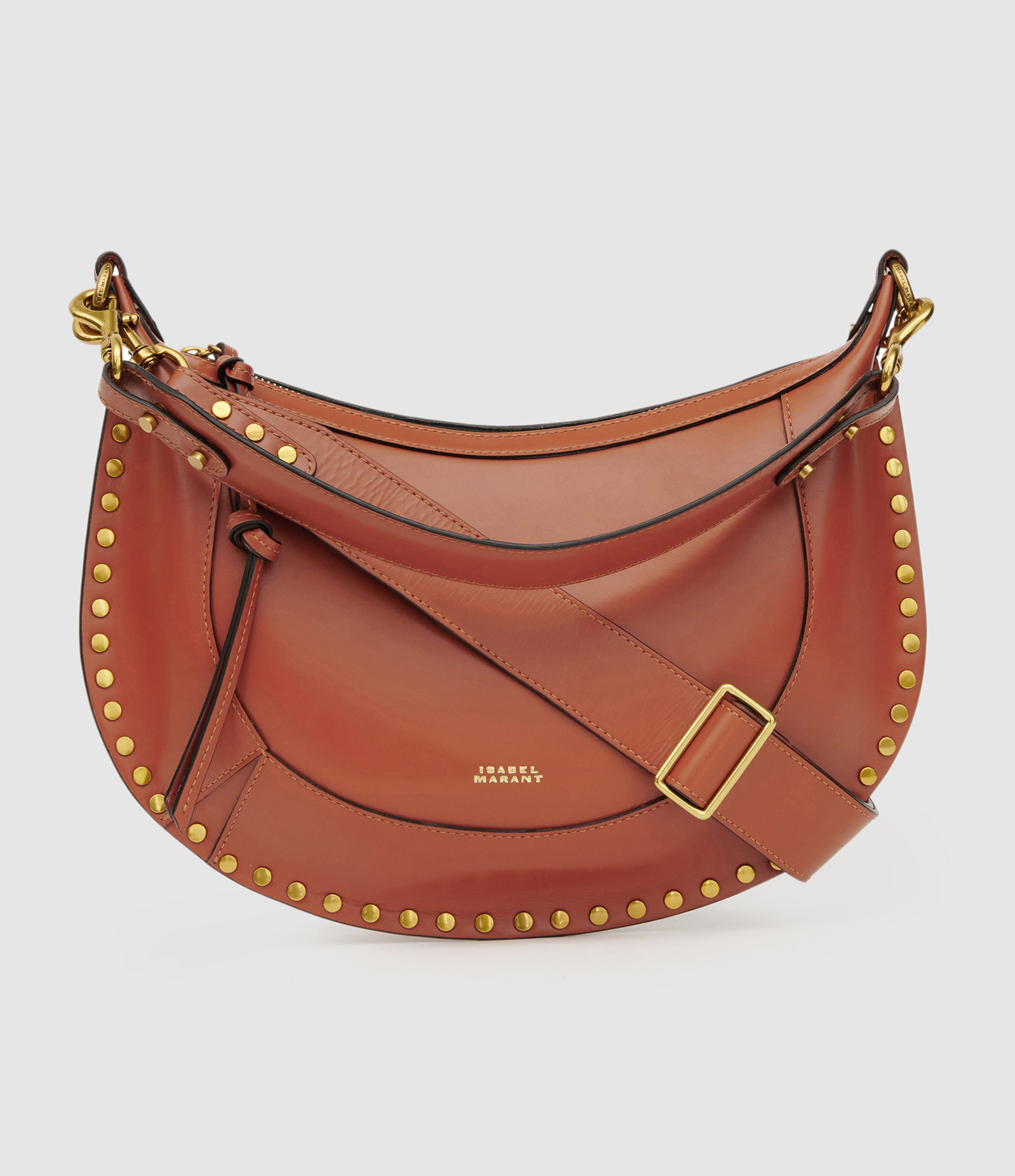 ISABEL MARANT - Sac Naoko Cuir Marron