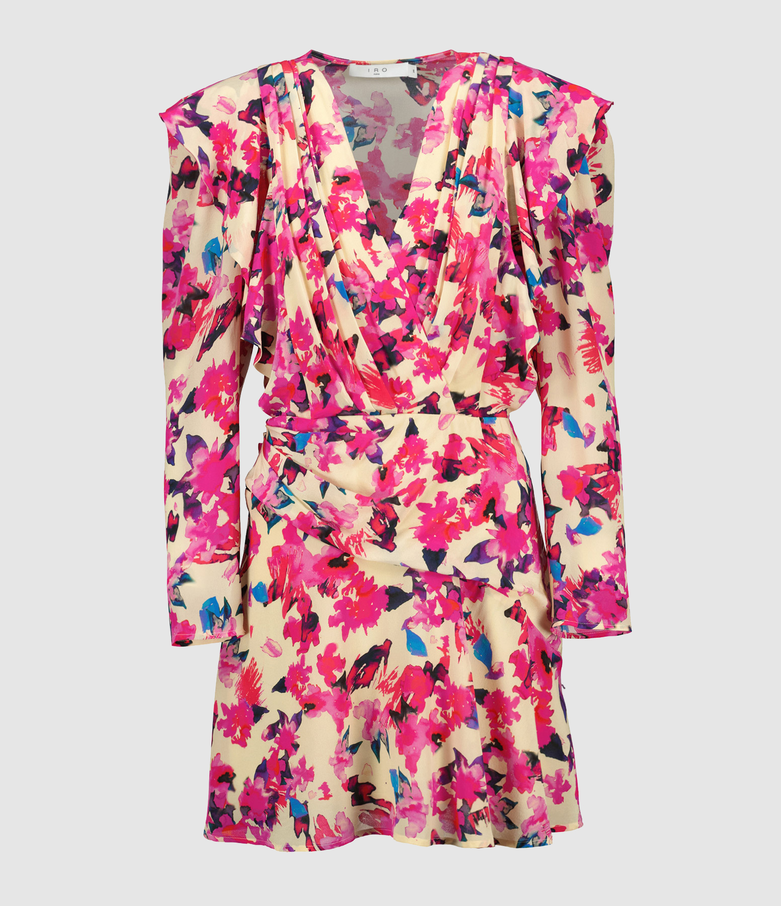 IRO - Robe Masca Multicolore Ecru