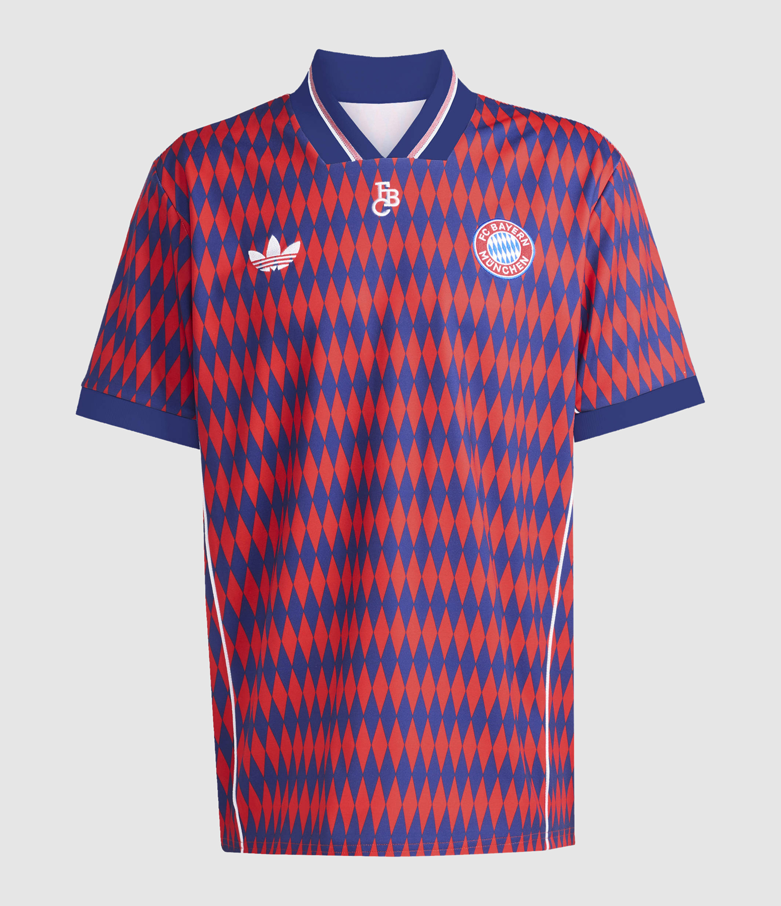 ADIDAS - Tee Shirt Fcb Lf Jsy Red Dkblue