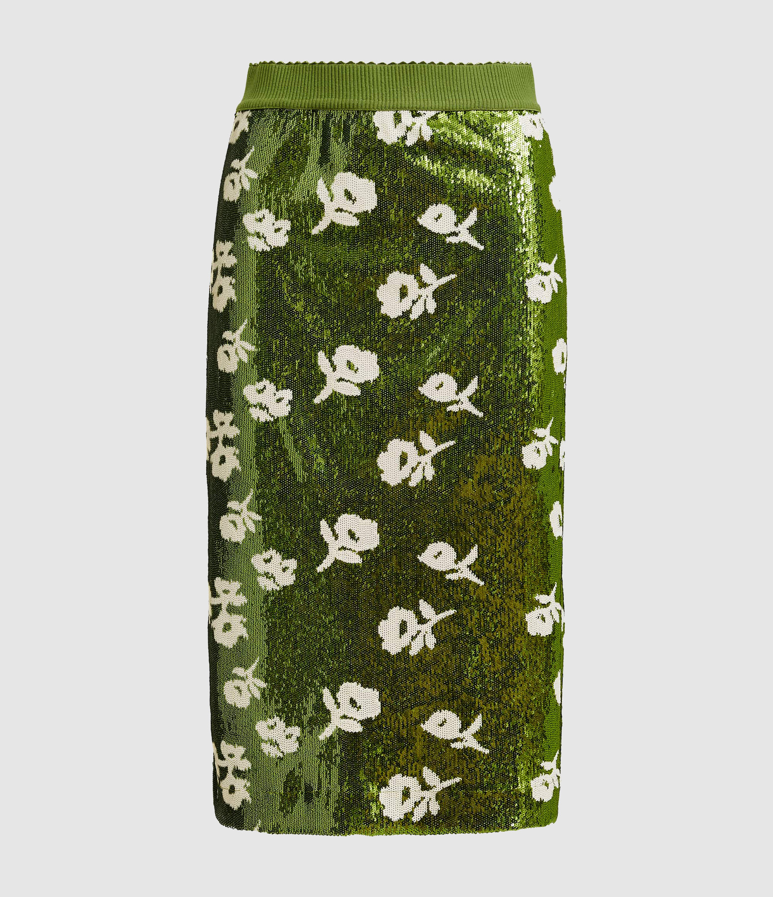 ESSENTIEL ANTWERP - Jupes Mi Longue Jorinda Vert Blanc