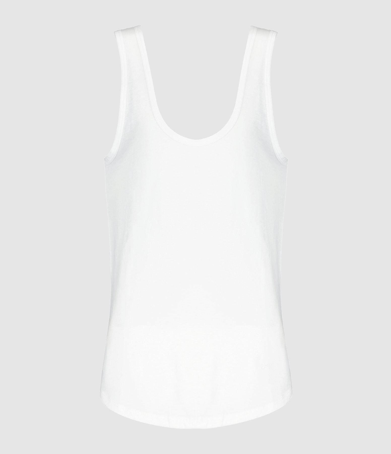 JEANNE VOULAND - Débardeur Bower Coton Pima Blanc