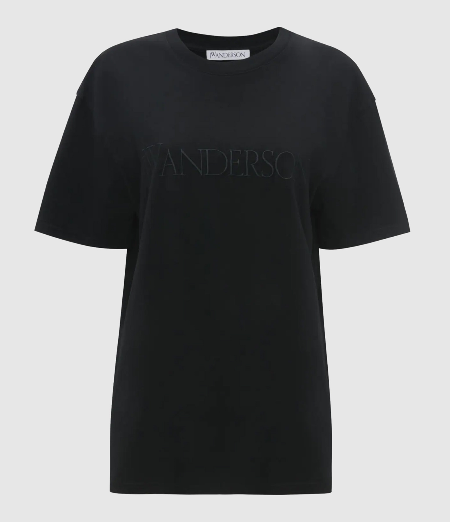 JW ANDERSON - Tee-Shirt Logo Broderie Black
