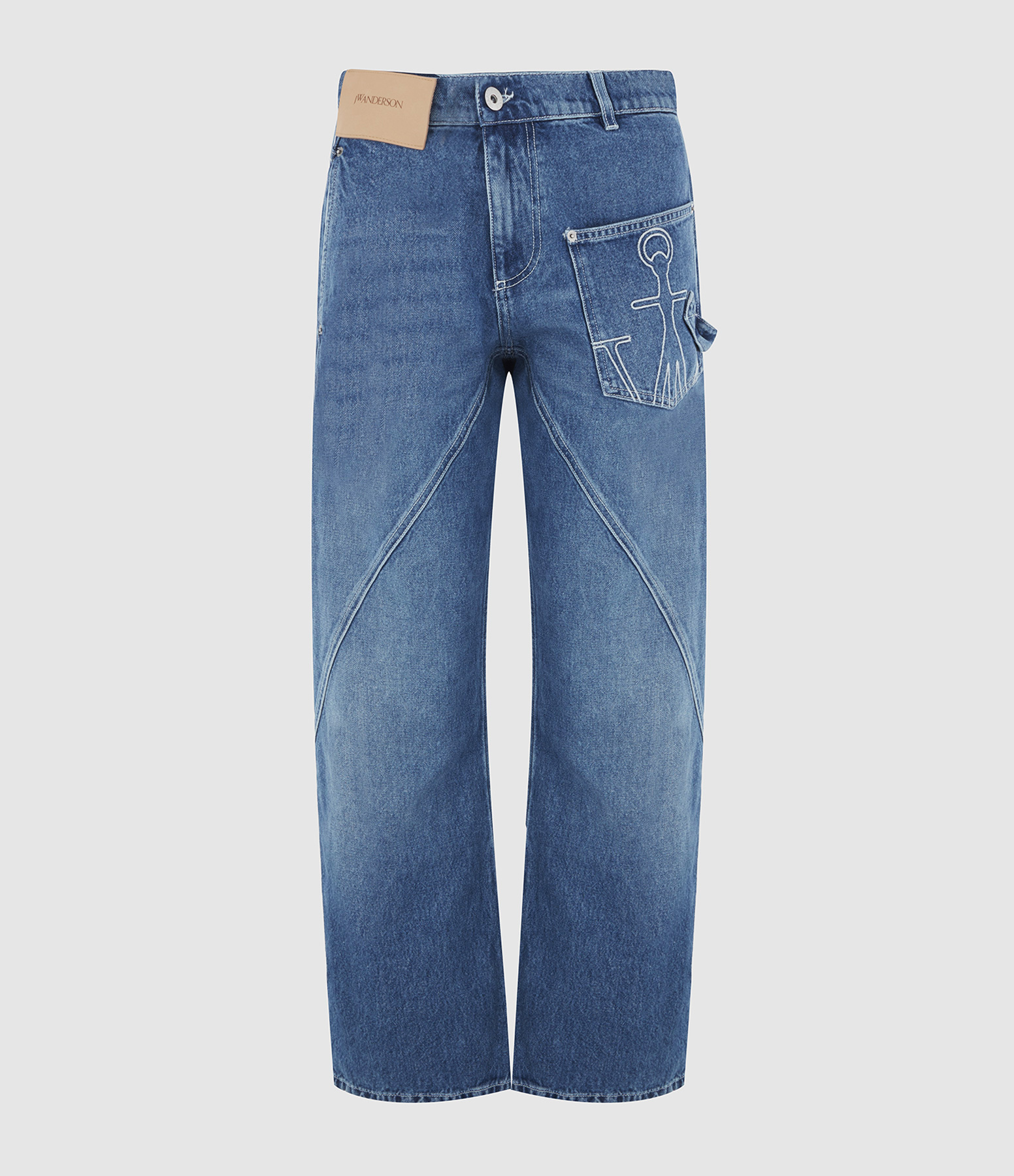 JW ANDERSON - Jean Twisted Workwear Light Blue