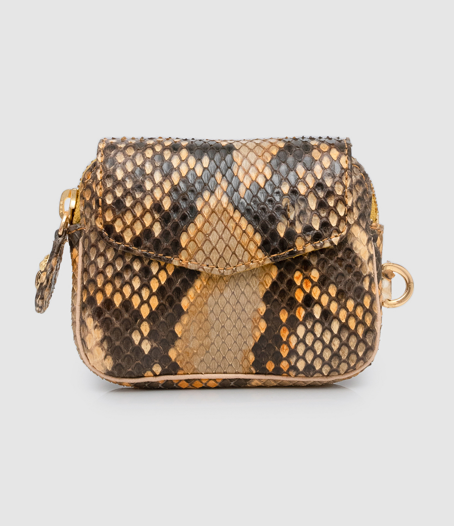 CLARIS VIROT - Porte-monnaie Karl Python Desert