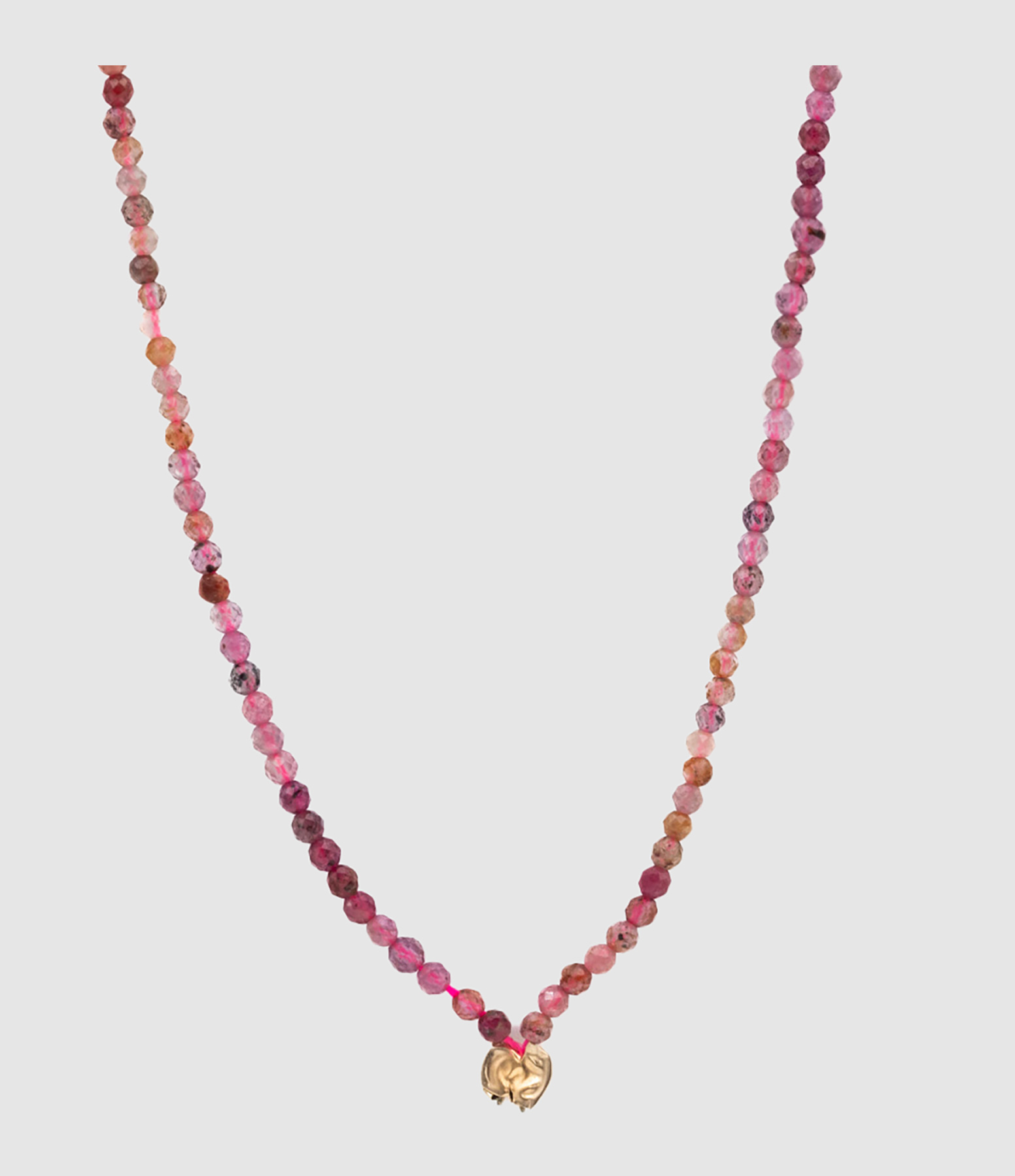 LSONGE - Collier Sublime Stone 1 Pépite Or Rubis d'Inde