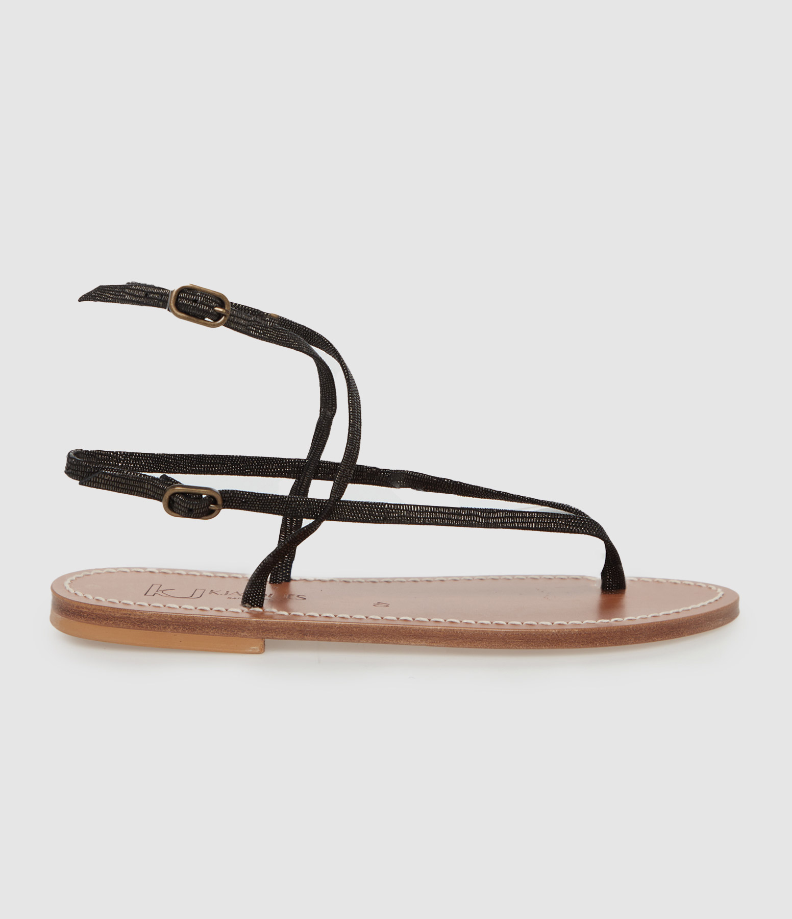 K.JACQUES - Sandales Abako Blob Noir