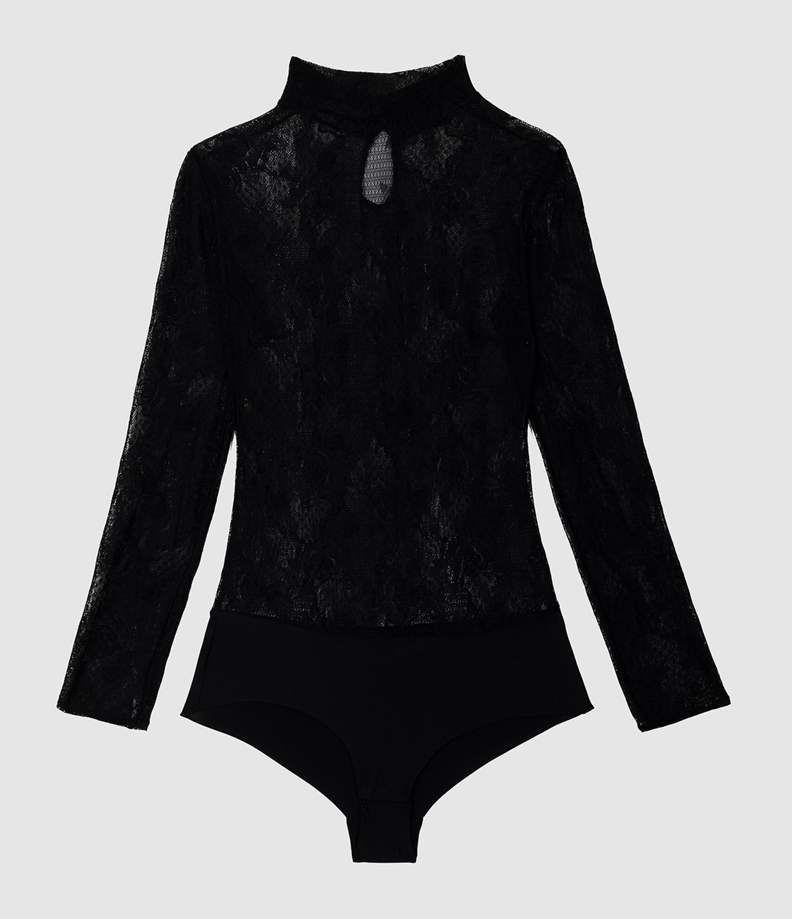 LA NOUVELLE - Body Jimmy Dentelle Black Flower