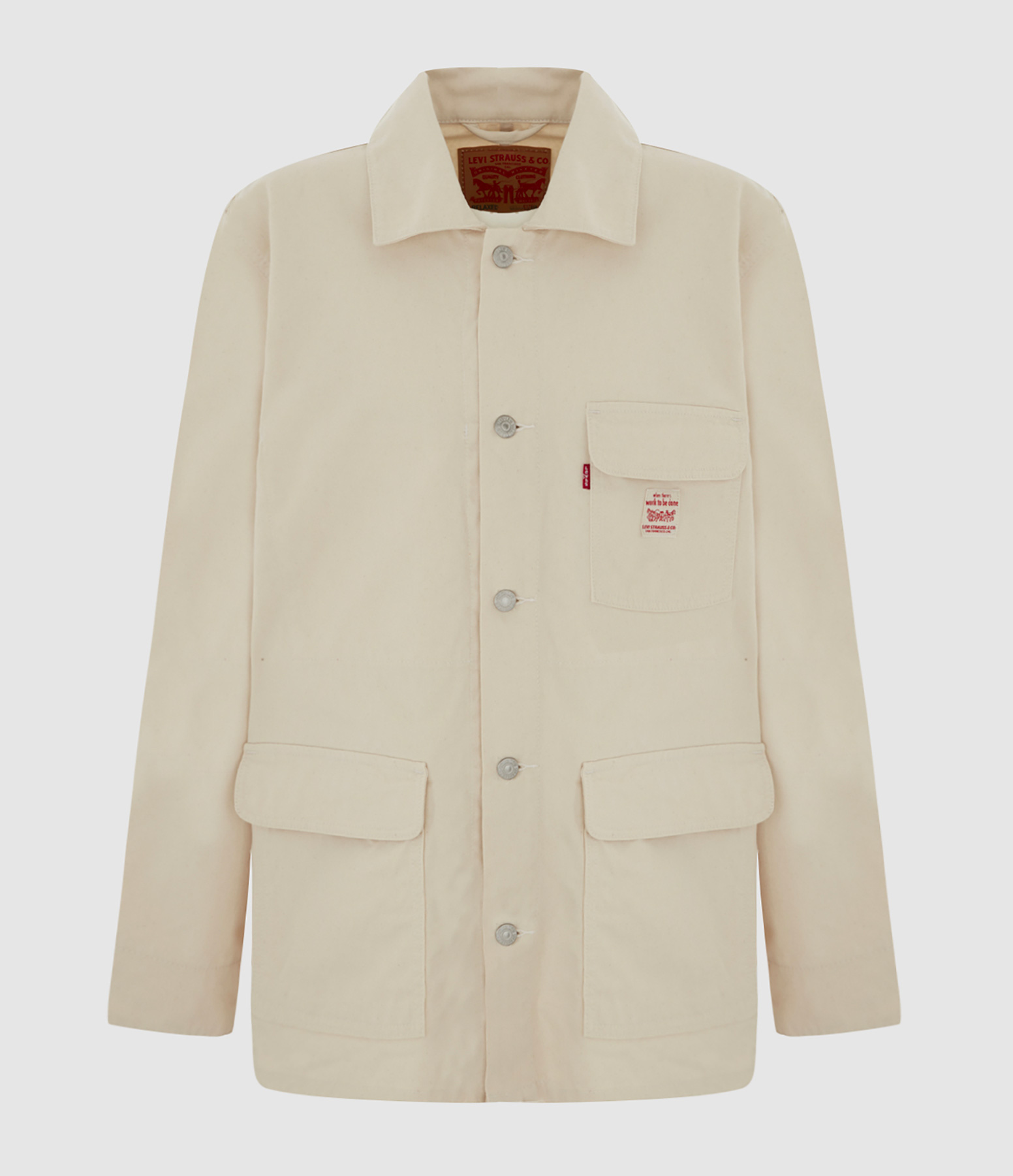 LEVIS - Manteau Broadway Enigneer Undyed Greige