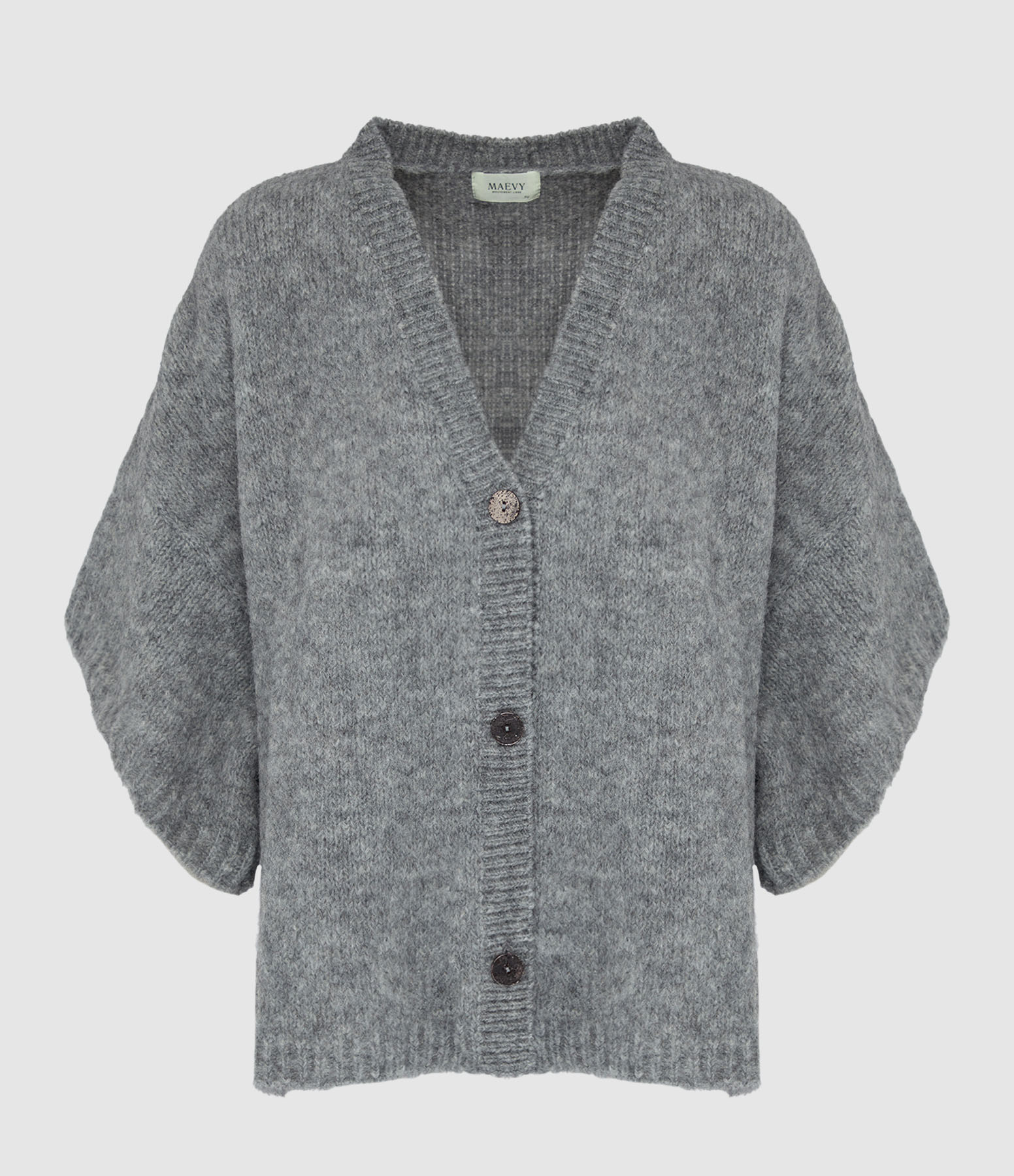 MAEVY MOUVEMENT LIBRE - Pull Fauve Gris