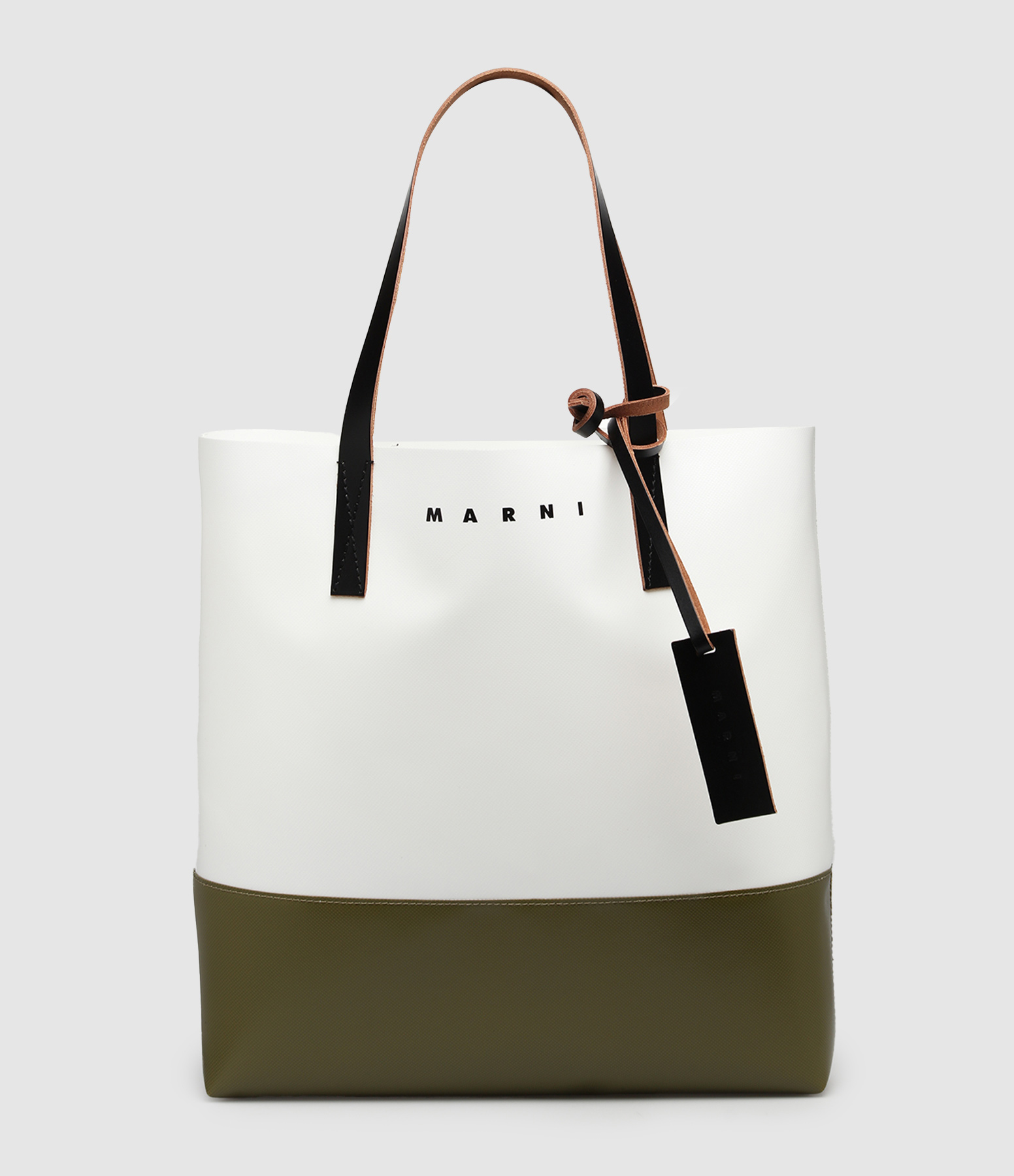 MARNI - Sac Small Lily White Leav Green
