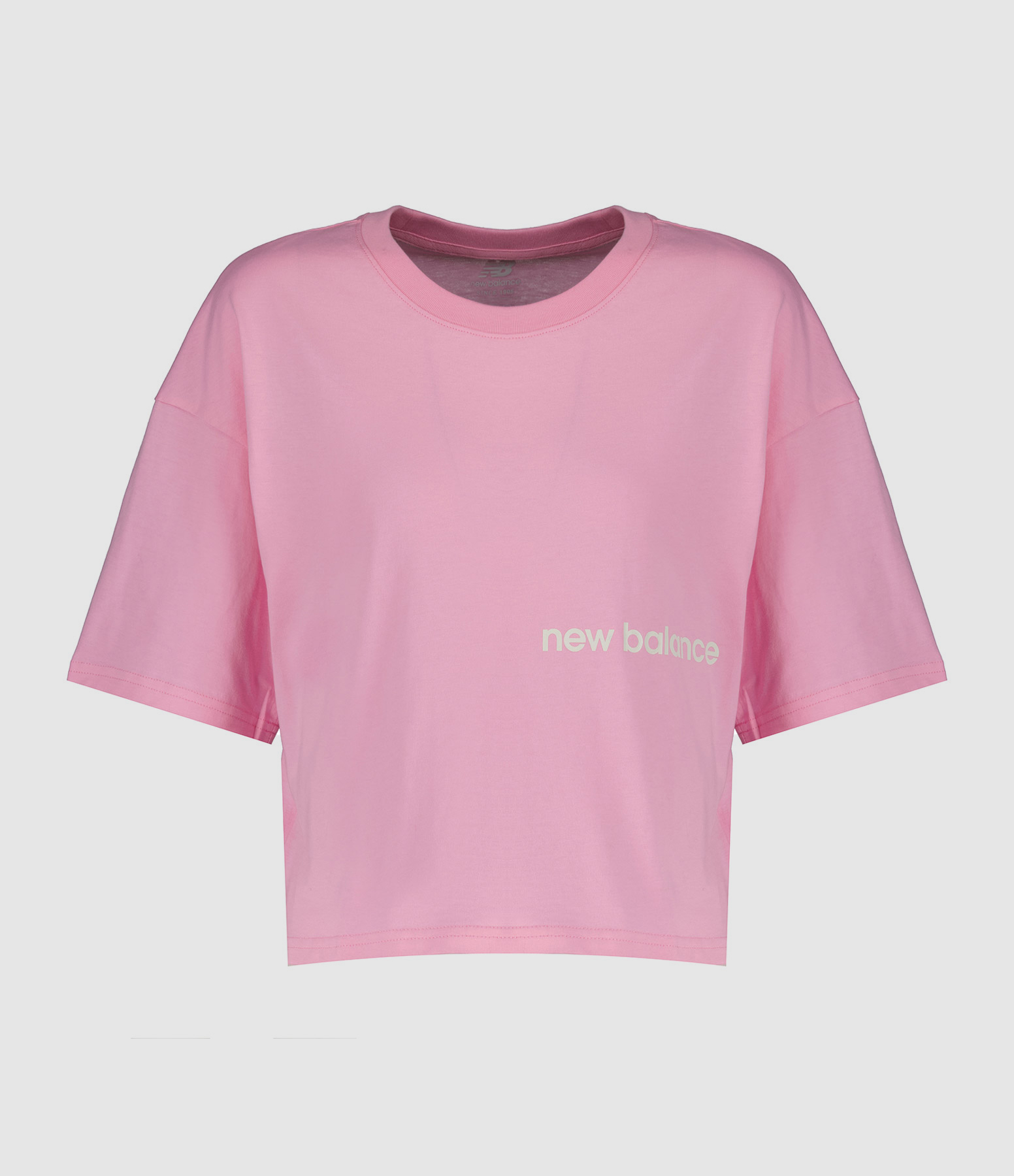 NEW BALANCE - Tee-shirt NB Essentials Graphic Coton Orbit Pink